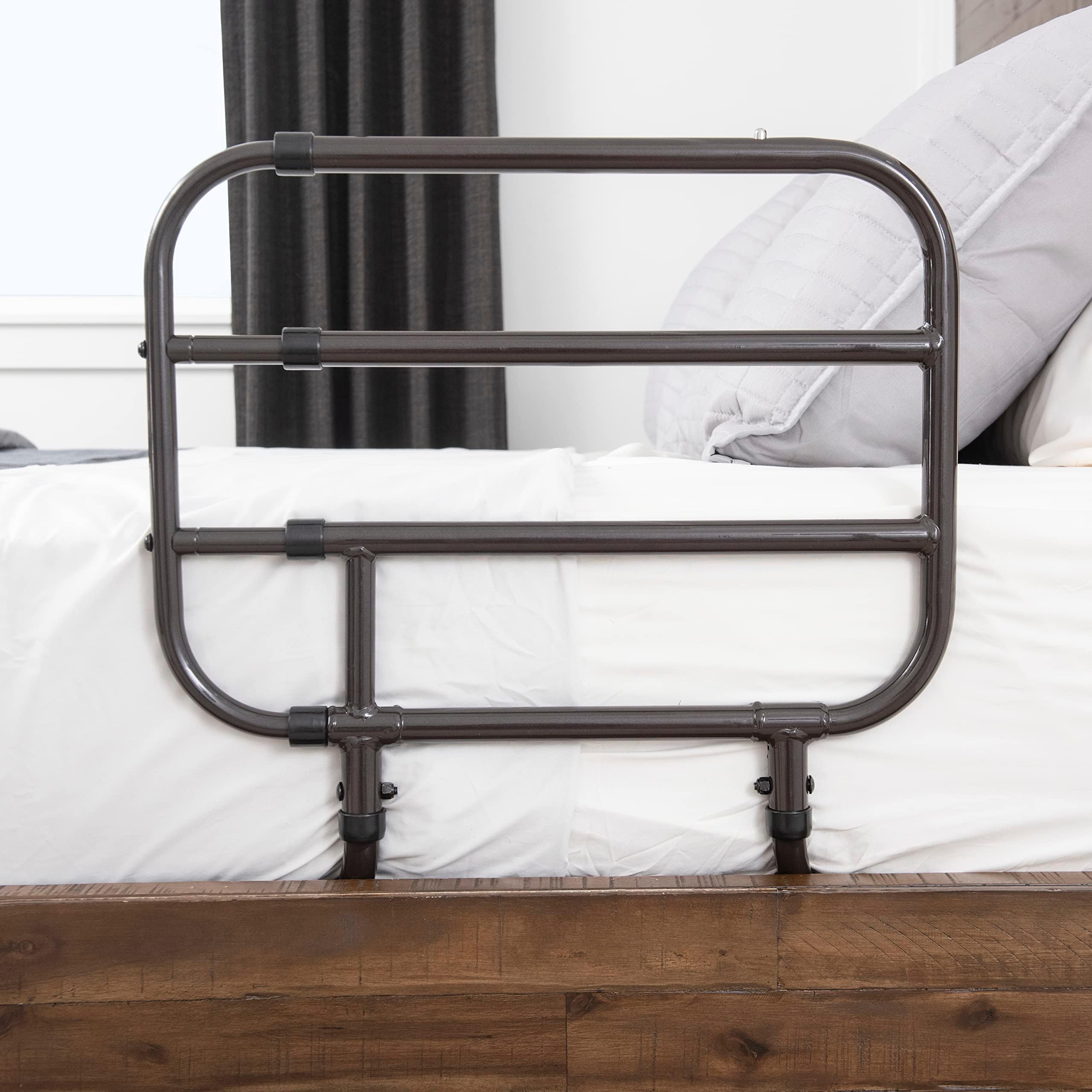 Amazon.com: Able Life Bedside Extend-A-Rail, Adjustable Senior Bed ...