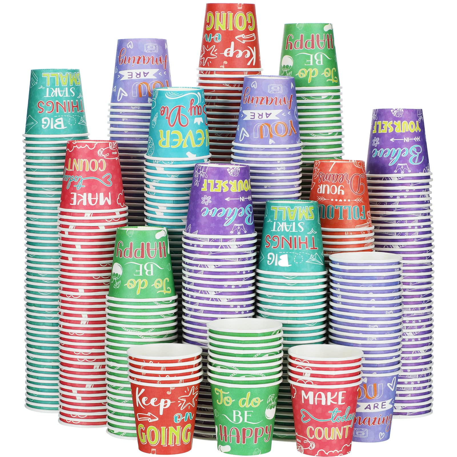 Dingion 1000 Pack 3 Oz Paper Cups Disposable Bathroom Cups Mini ...