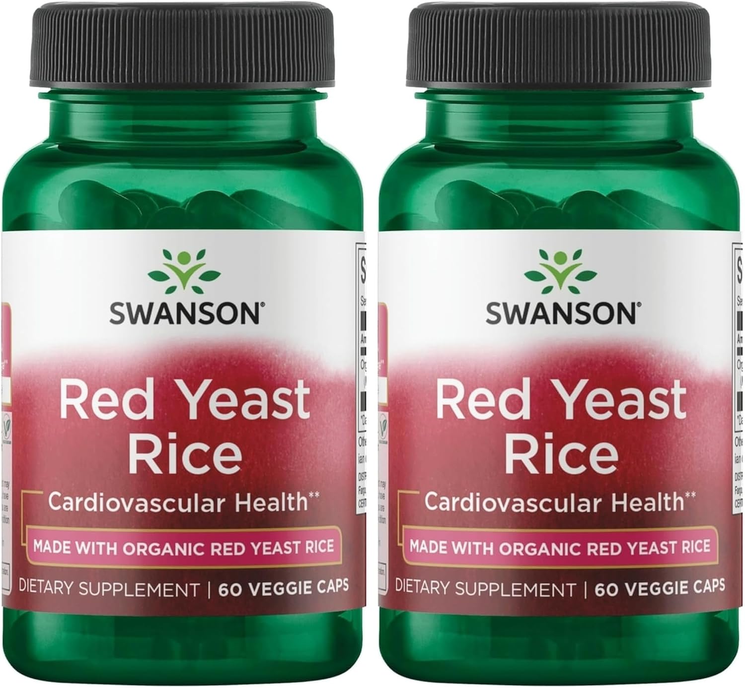 Amazon.com: Swanson Made with Organic Traditional Red Yeast Rice 600 ...