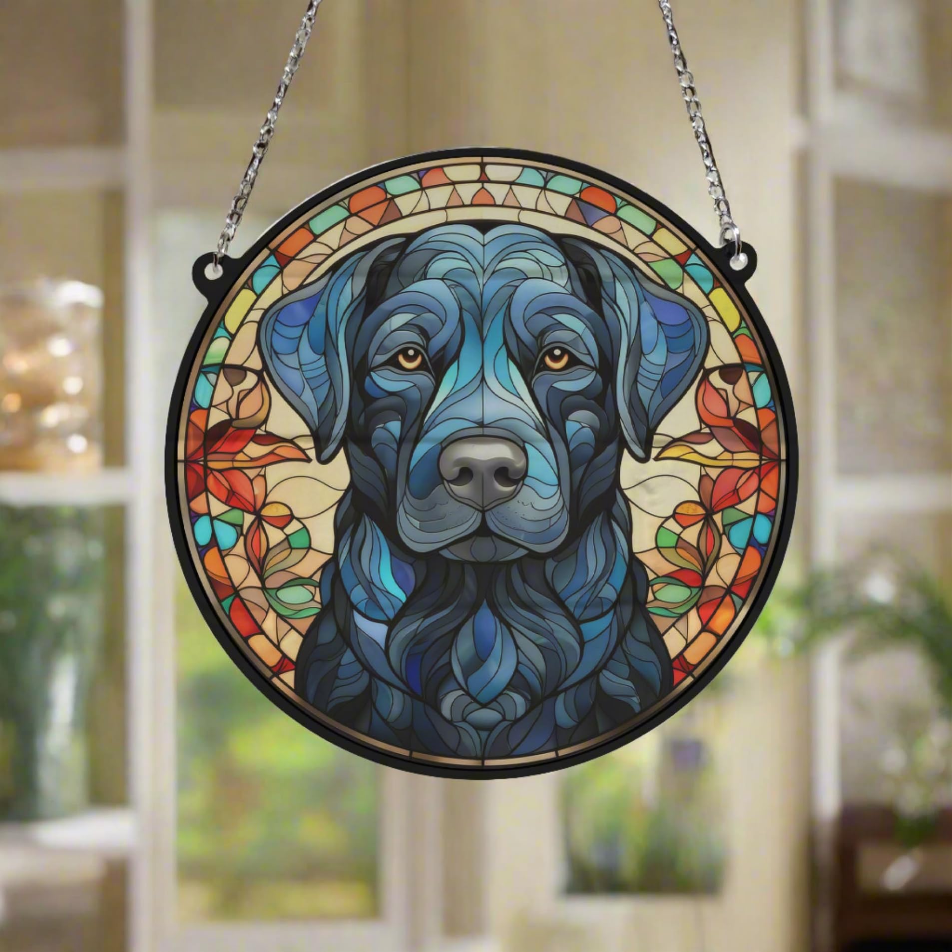Lab Dog Stained Glass Patterns Stained Glass Picture Of My Dog