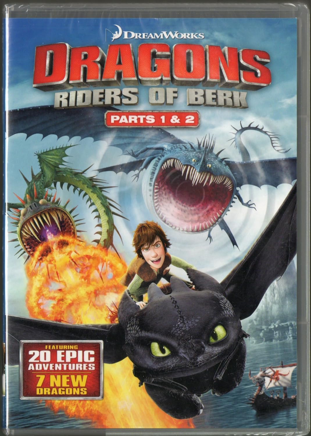 Dragons: Riders of Berk - Part 1 & 2 Complete First Season Four-Disk ...