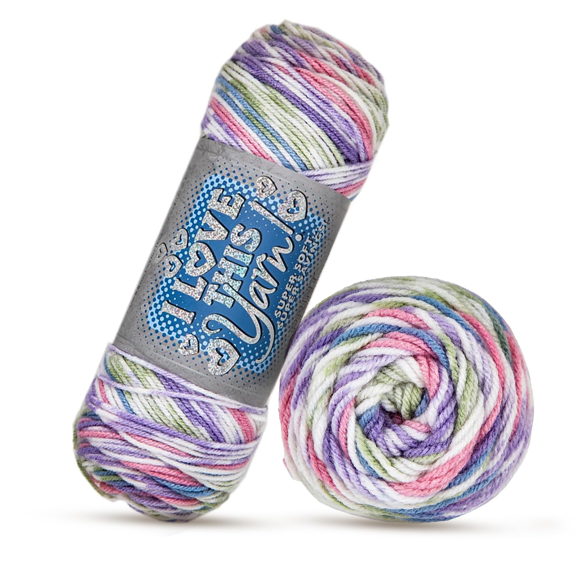 Amazon.com: I Love This Yarn 4 - Medium Yarn for Crocheting & Knitting ...