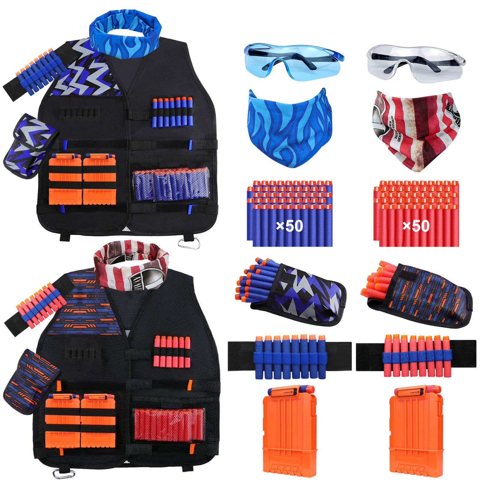 Buy Tactical Vest Kit 2 Pack For Nerf Guns N Strike Elite Series With Refill Darts Dart Pouch buy-tactical-vest-kit-2-pack-for-nerf-guns-n-strike-elite-series-with-refill-darts-dart-pouch