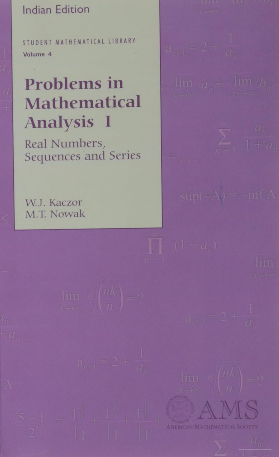 Problems In Mathematical Analysis I Real Numbers Sequences And Series problems-in-mathematical-analysis-i-real-numbers-sequences-and-series