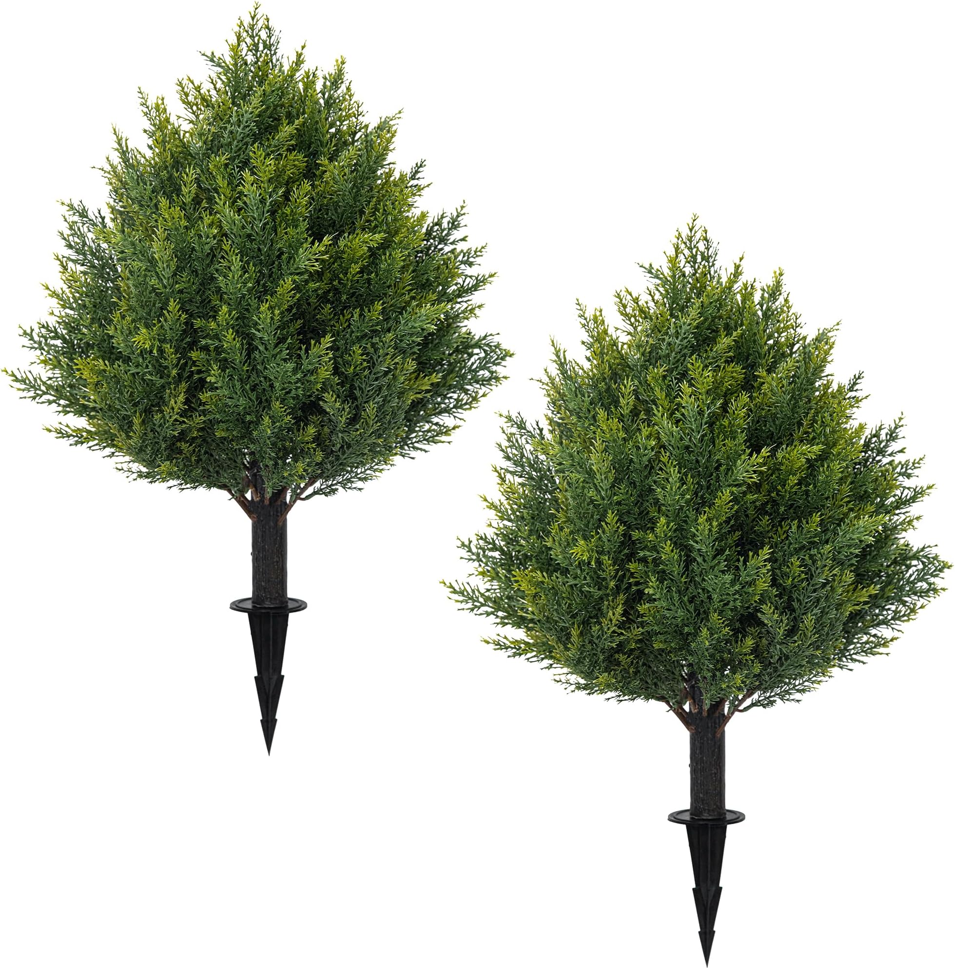 Amazon.com - ENGREEN 2.6FT Artificial Boxwood Bush Topiary Trees with ...
