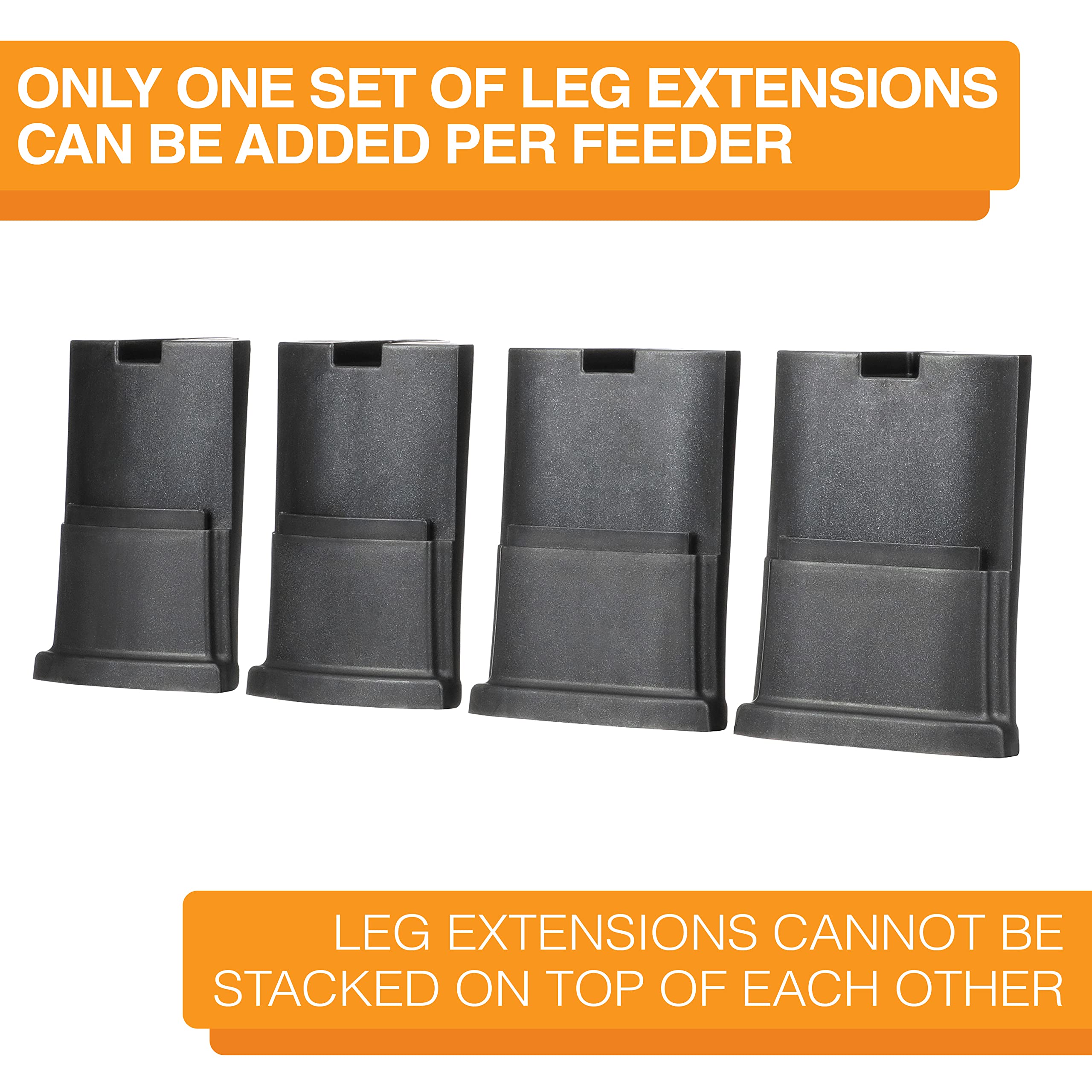 Snapklik.com : Neater Feeder Deluxe Leg Extensions - 4 Pack - Large Size