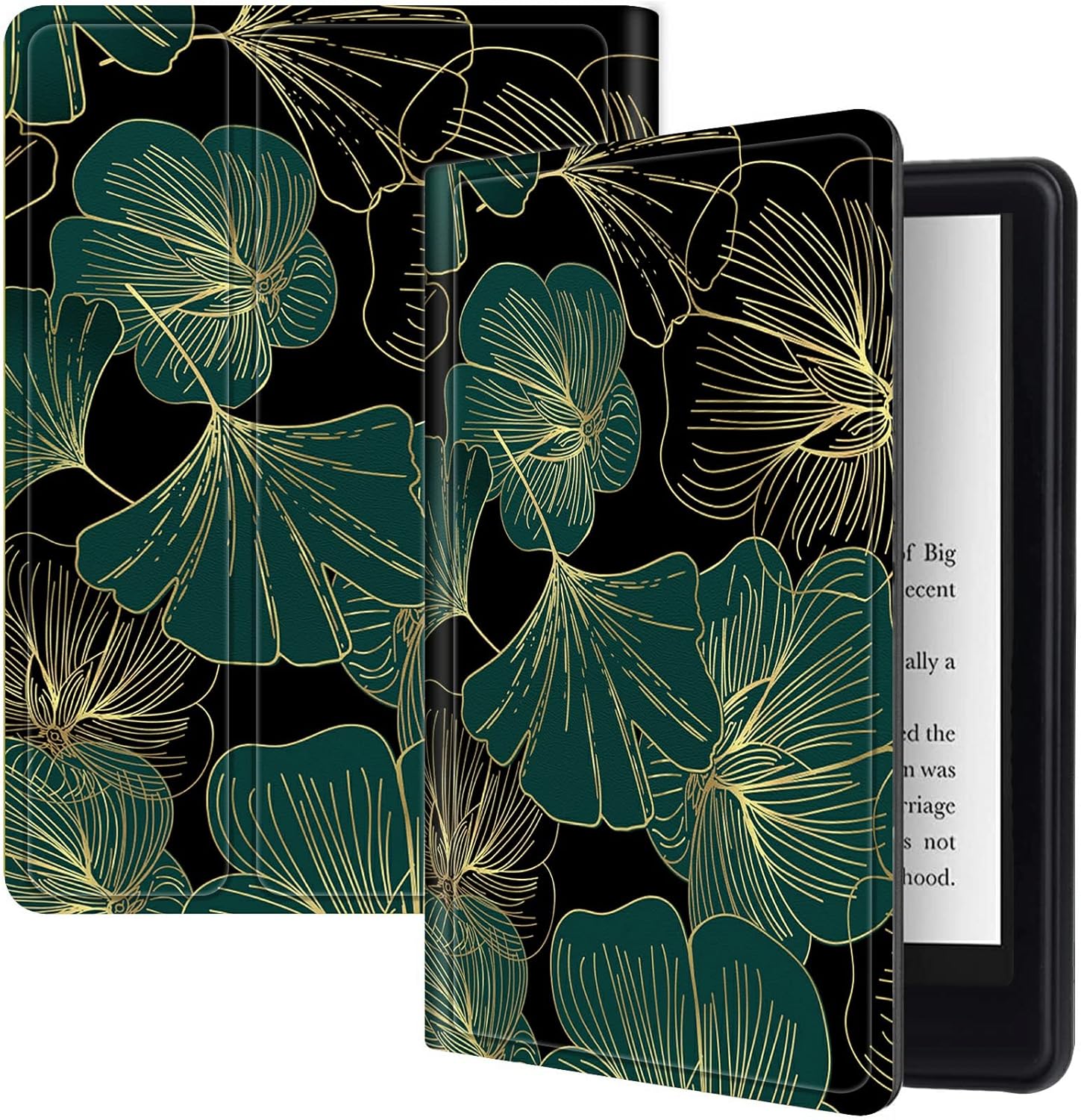 Amazon.com: Art Leaf Case for All-New 6.8 inch Kindle Paperwhite 11th ...