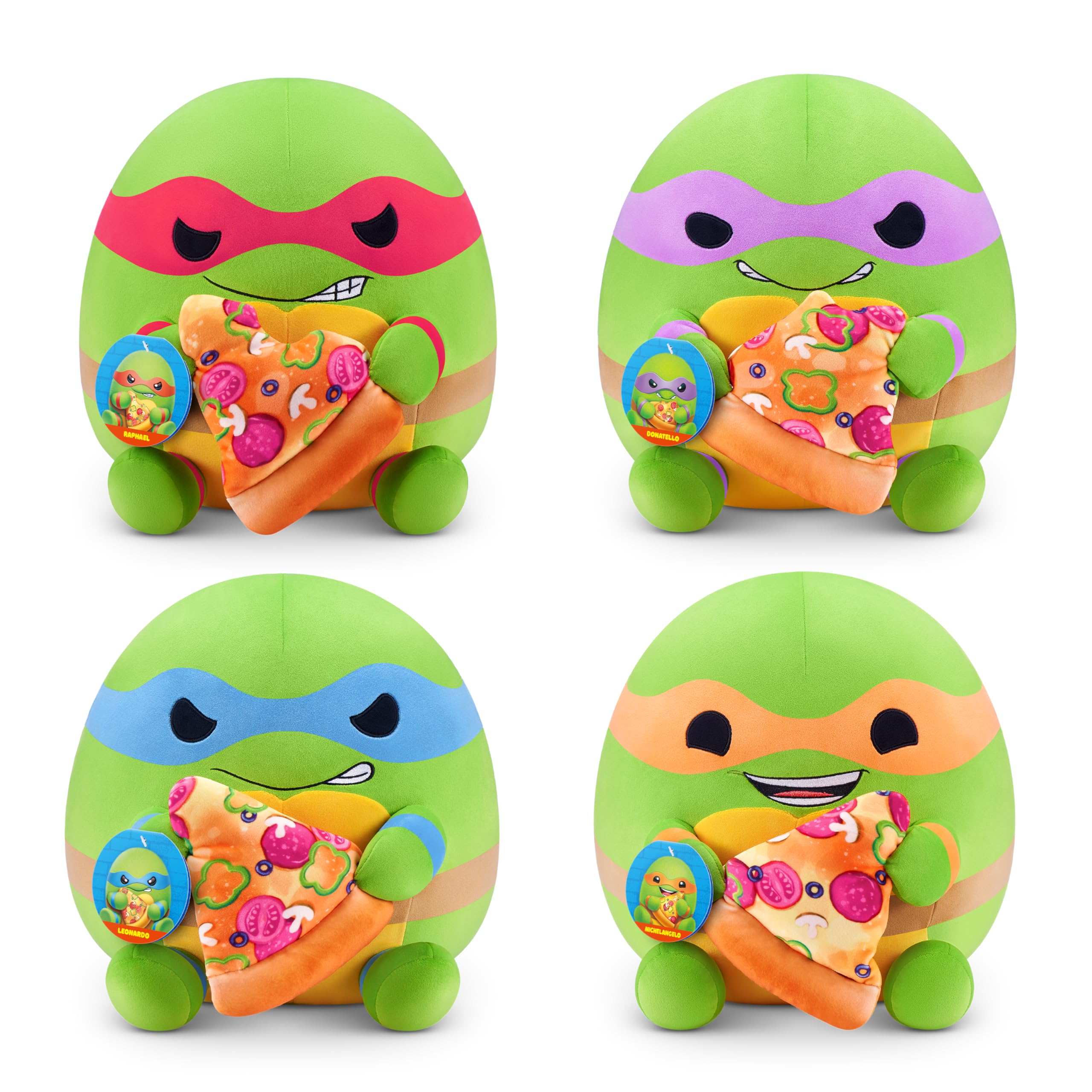 Snapklik.com : Snackles Ninja Turtles Raphael 14" Plush By ZURU, Cuddly ...