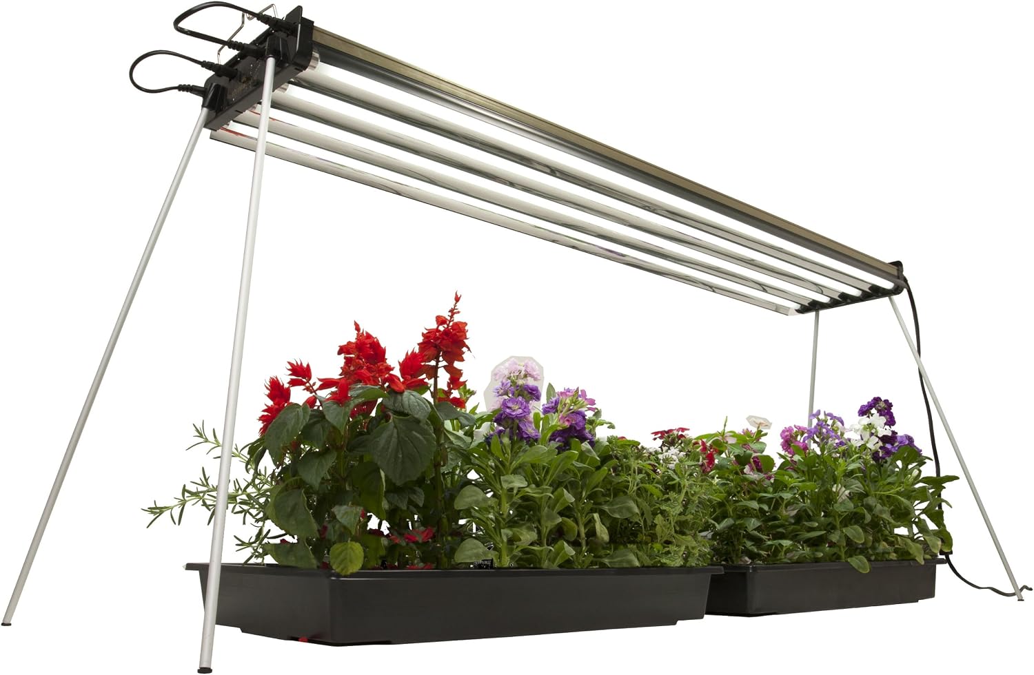 Amazon.com: Hydrofarm Jump Start JSFSYS4 Modular T5 Light System, 4 ...