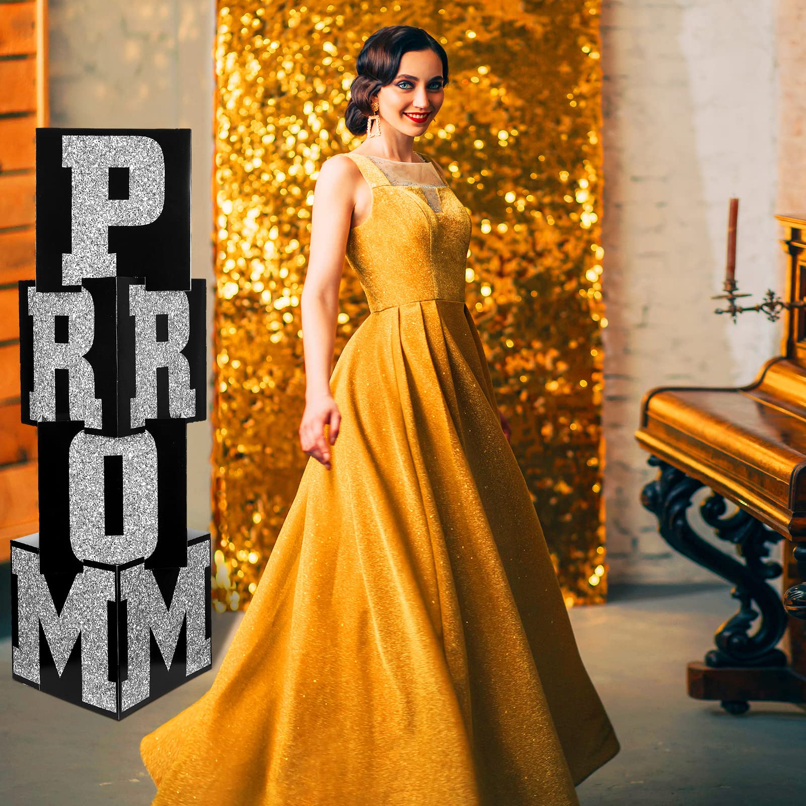 Queekay 8 Pcs Prom Column Standup Photo Booth Prom Decorations 2023 ...