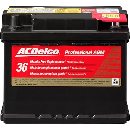 Amazon.com: ACDelco Gold 49AGM 36 Month Warranty AGM BCI Group 49 ...