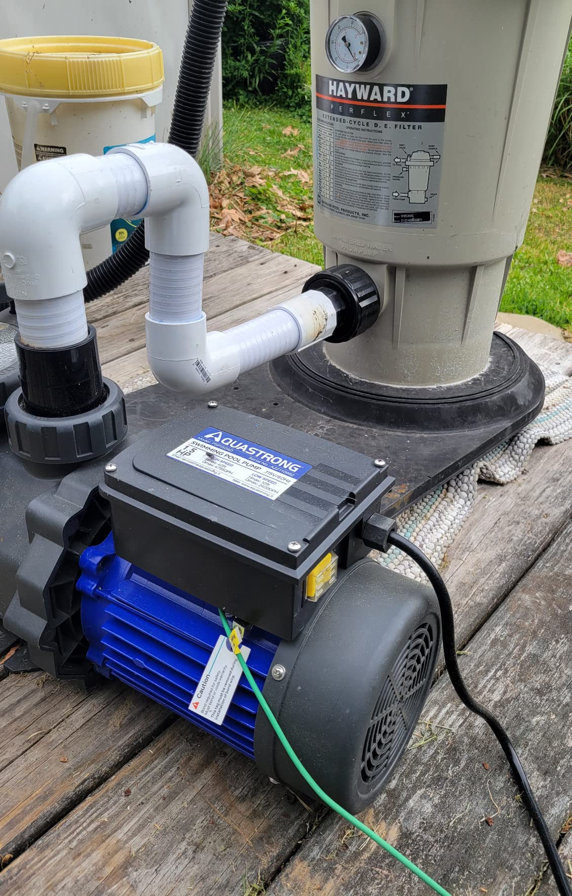 $46/mo - Finance Aquastrong 2 HP In/Above Ground Pool Pump with Timer ...