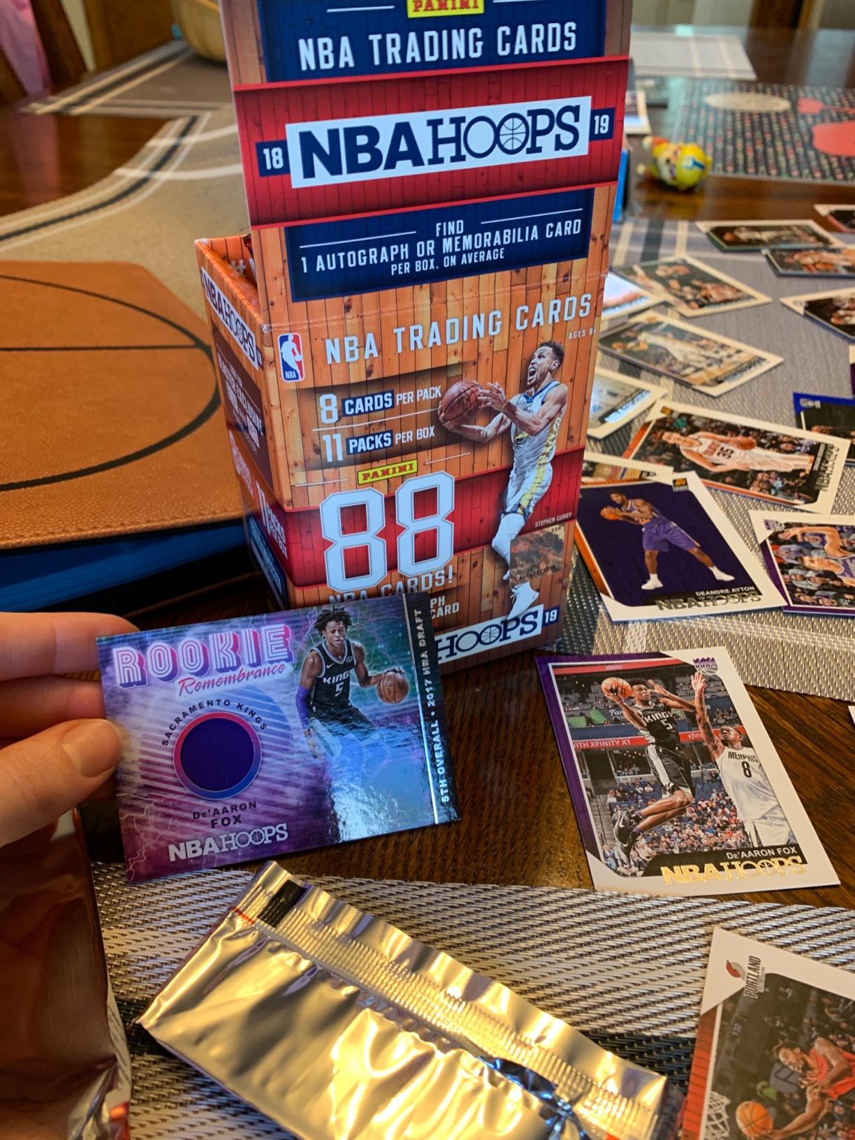 2018/2019 Panini Hoops NBA Basketball HUGE Factory Sealed Retail Box ...