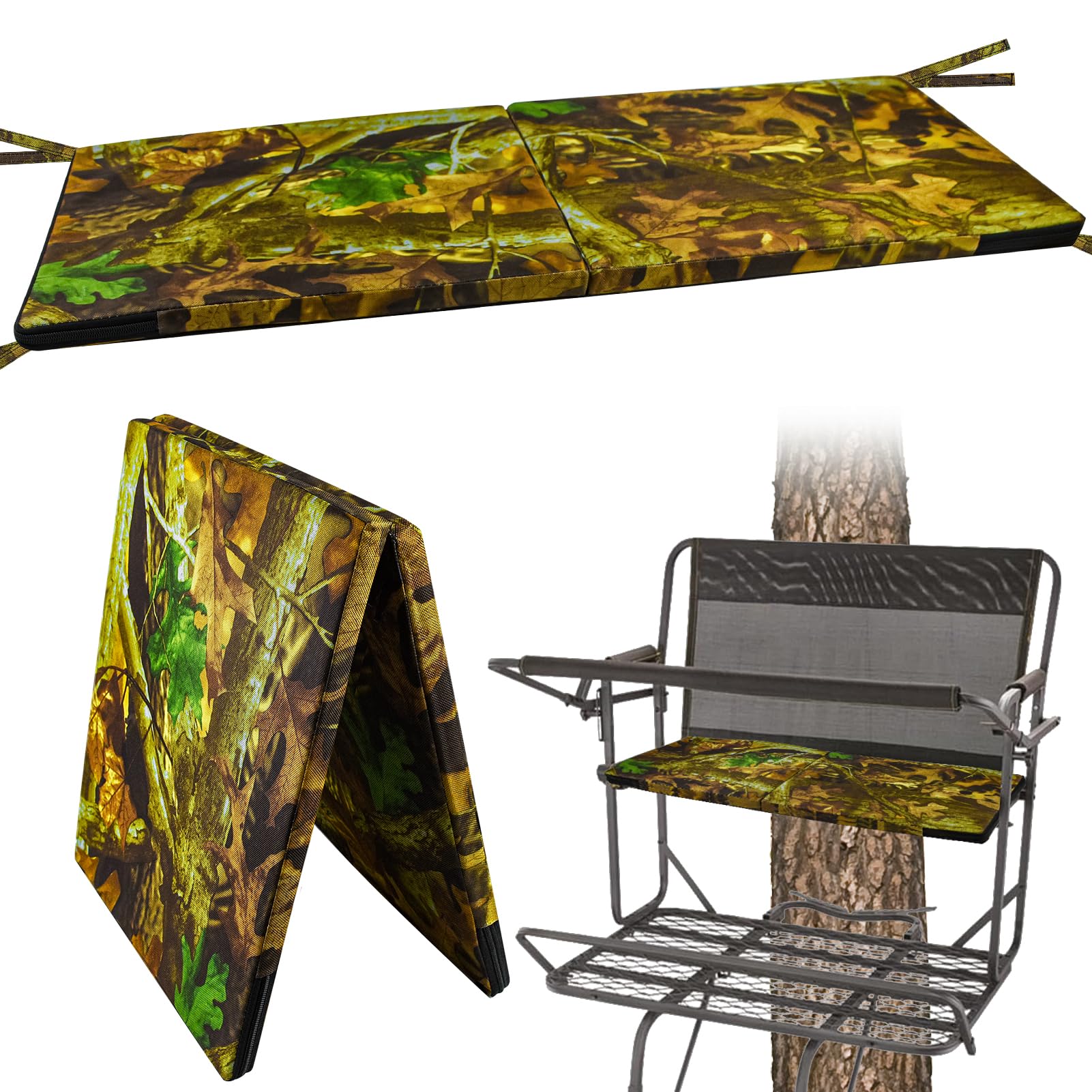 Amazon.com : Foldable Two Man Tree Stand Replacement Seat 33.5''×13 ...