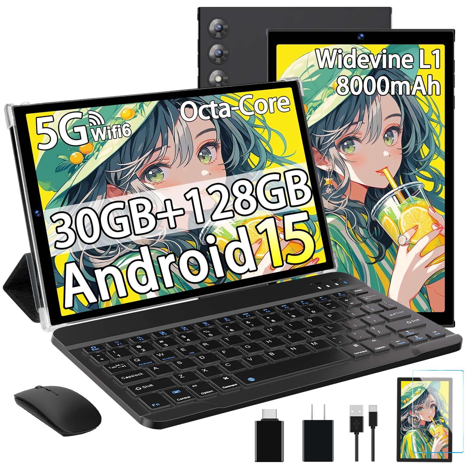 Snapklik.com : SKYEGG 2025 Android 15 Tablet 10.1 Inch Tablets, 30GB ...
