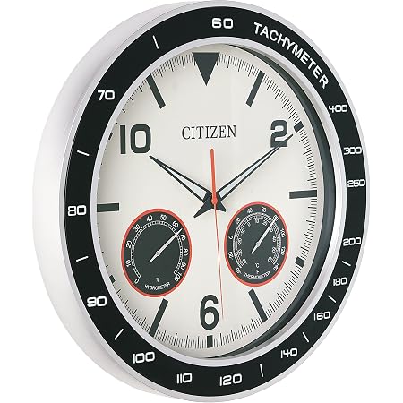 Buy CITIZEN CC2030 Resin Gallery Wall Clock (Blue and Silver-Tone ...