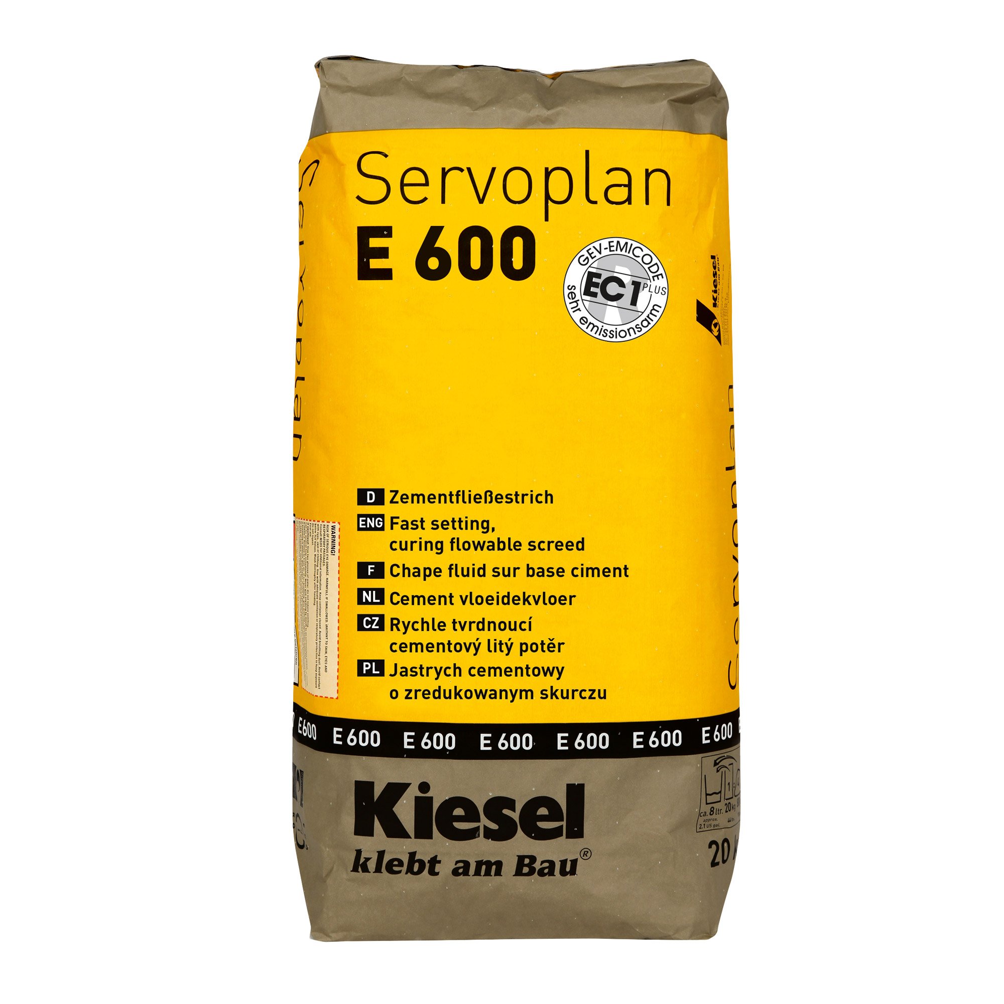 Buy Kiesel Servoplan E 600 Rapid Hardening Cement Screed 20 kg Online ...