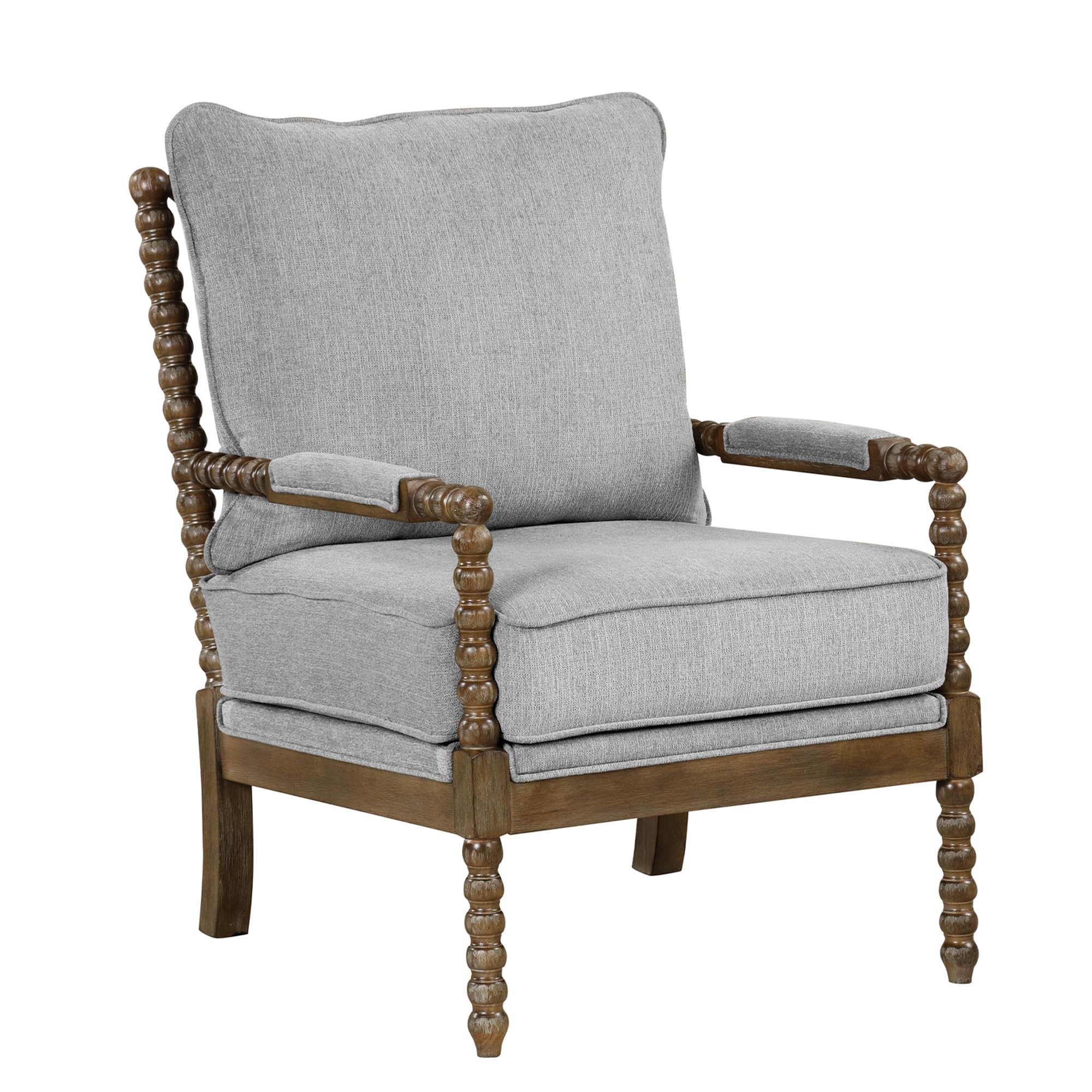 Amazon.com: Morden Fort Spindle Chair Mid Century Modern Accent Chair ...