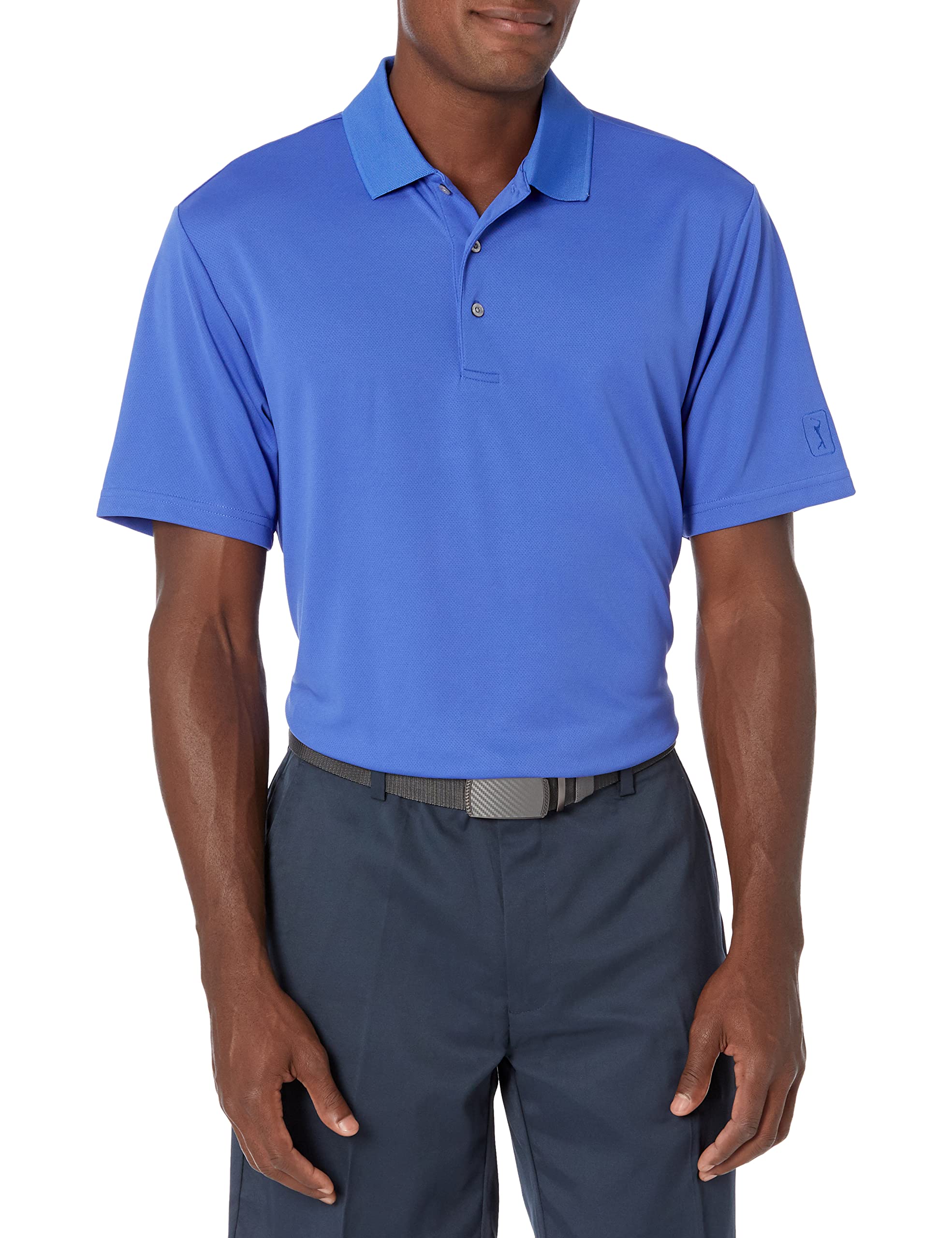 Snapklik.com : PGA TOUR Mens Regular Airflux Solid Mesh Short Sleeve ...