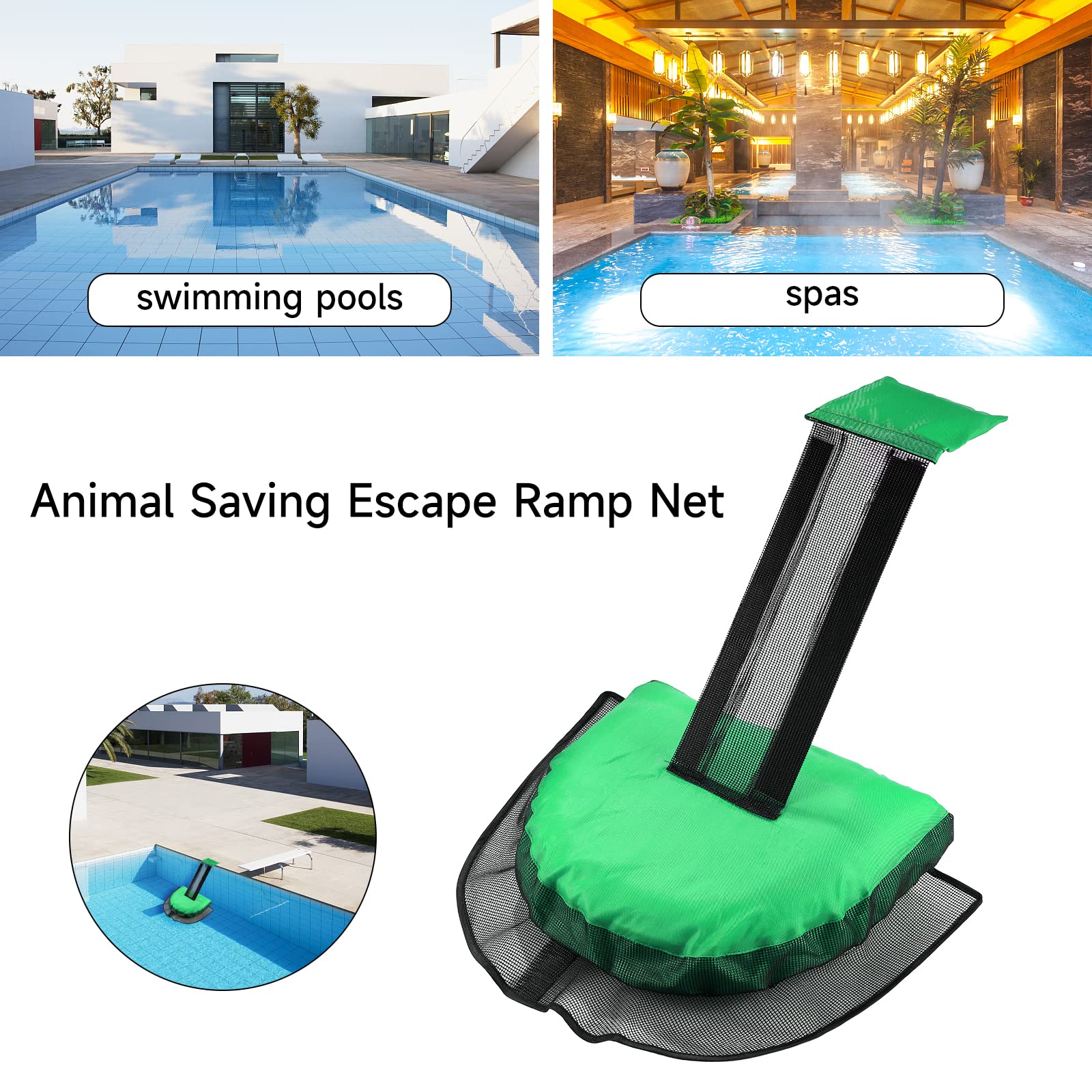 Snapklik.com : 2 Pack Animal Pool Rescue Ramps - Critter Escape Ramp ...
