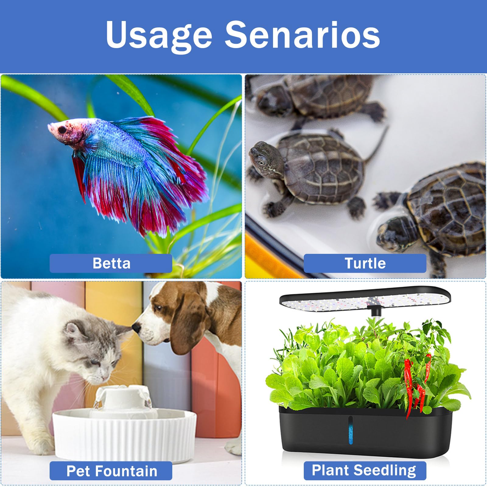 Snapklik.com : FUMAK Super Mini Aquarium Heater 30W Betta Heater ...