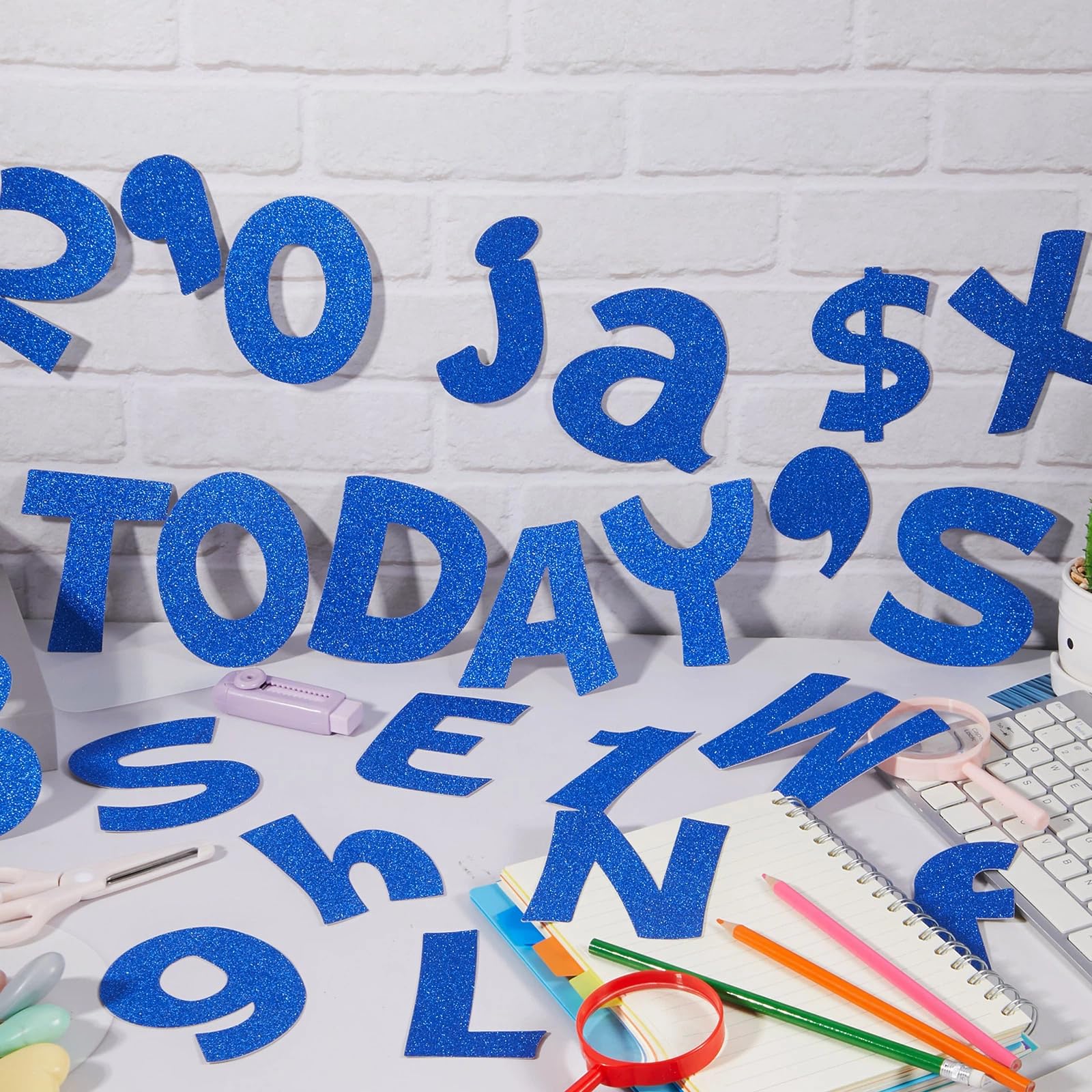 Snapklik.com : Colarr 216 Pcs Glitter Bulletin Board Letters For ...