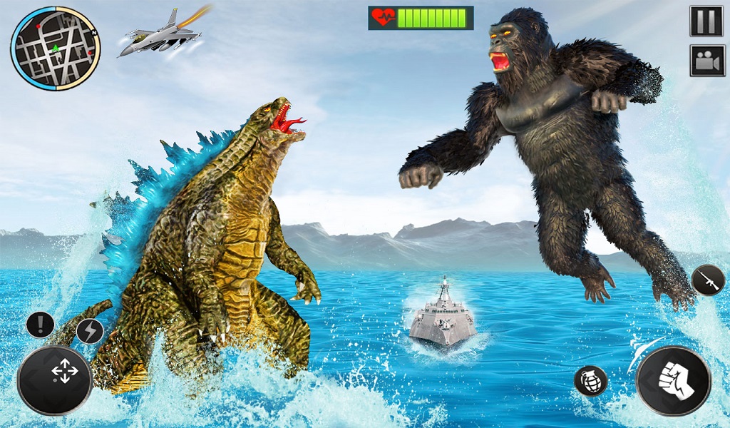 King Kong vs Dinosaurs Hunting - Gorilla Smash City - Gorilla Game ...
