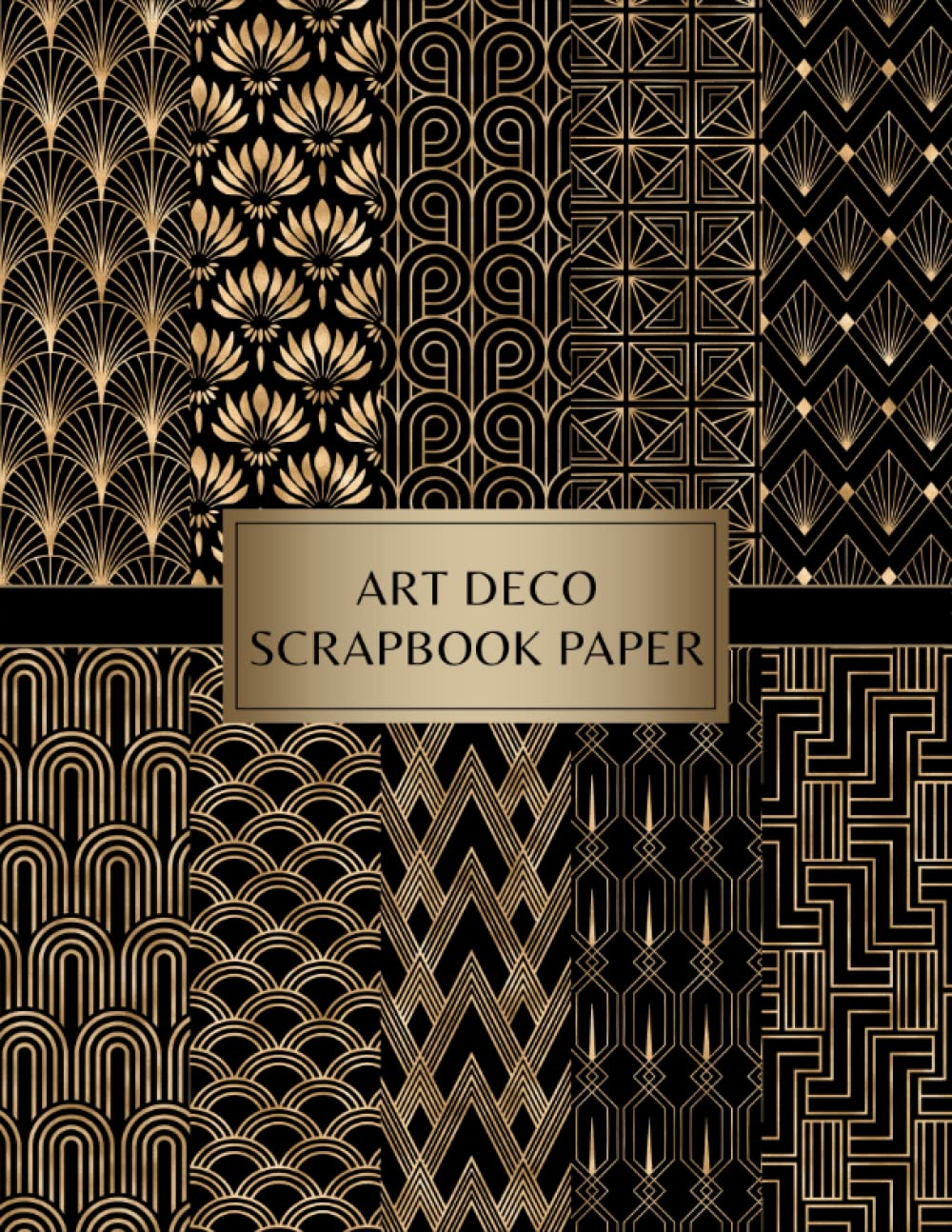 Art Deco Scrapbook Paper: Decorative Craft Pages For Card Making ...