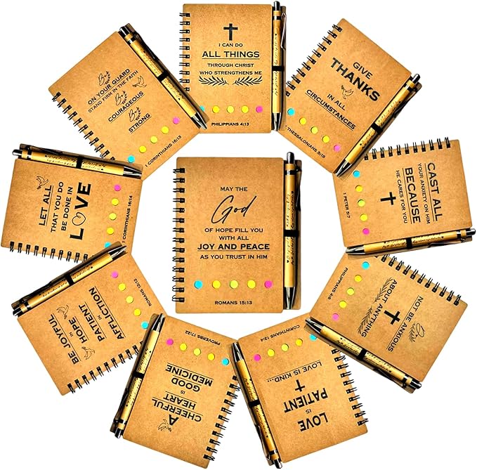 Amazon.com : 30 Sets Christian Notebooks Bulk Prayer Journals ...