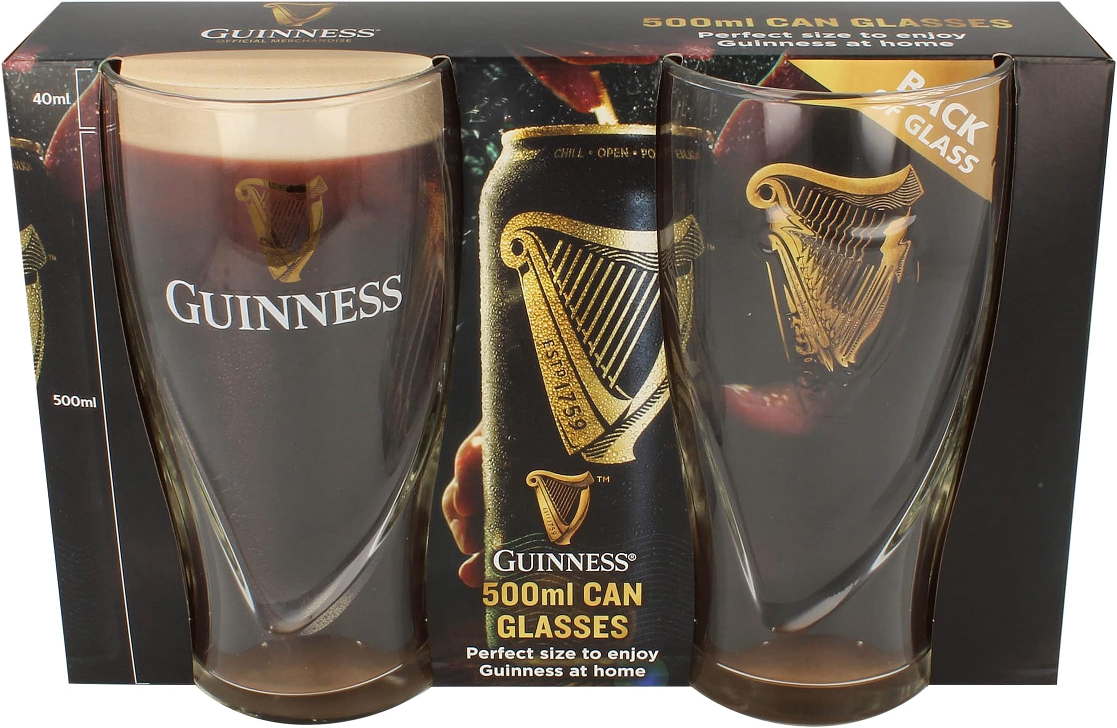 GuinnessÃ‚® Gravity Pint Glass by Guinness Official Merchandise ...