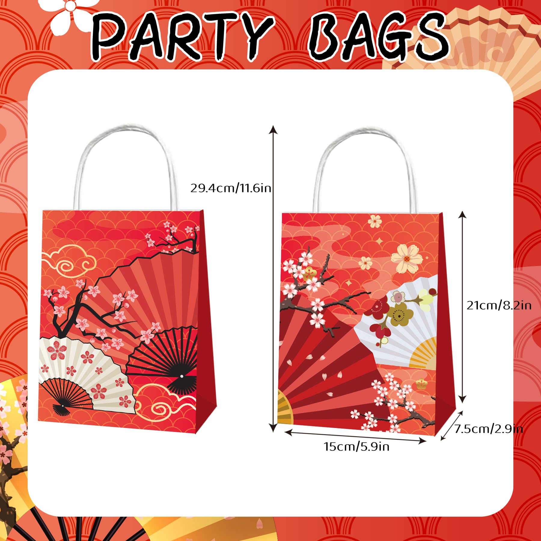 Japanese Party Goody Bags Dropship 20 Pcs Pink Japanese Style Sakura