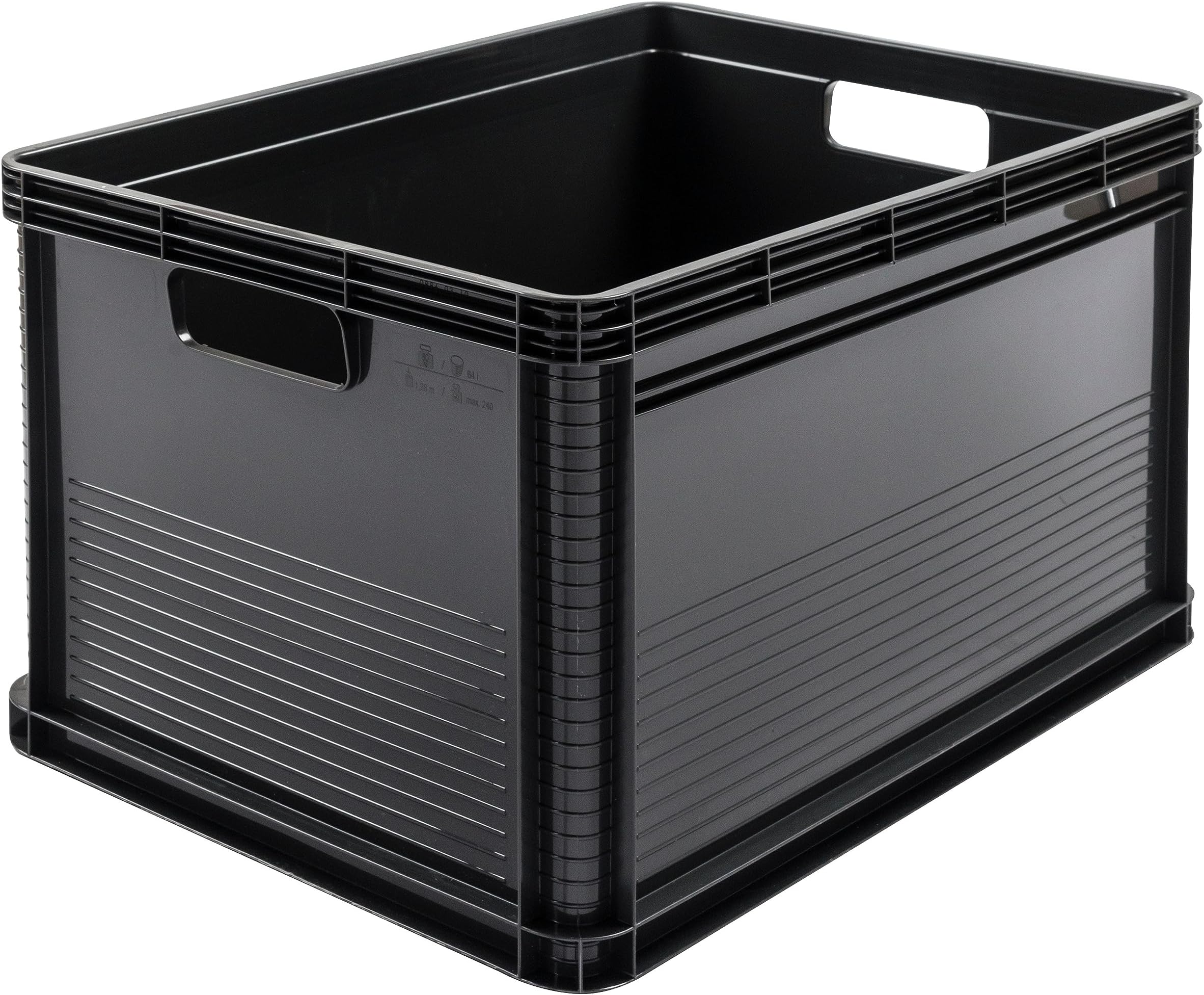 Eurobox 60x40x32 cm, 64,5l Lagerkiste Transportbox Stapelbox Lagerbox ...