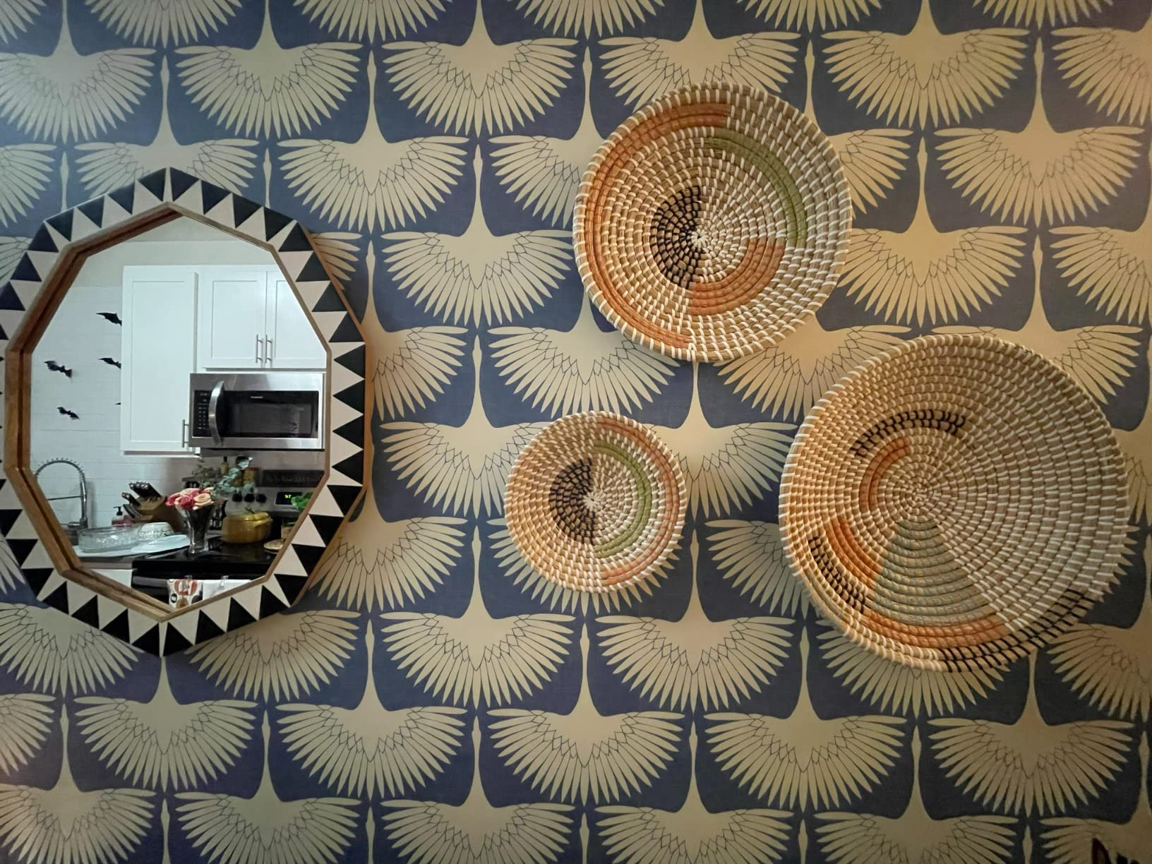 $5/mo - Finance Tempaper x Genevieve Gorder Sahara Blush Feather Flock ...