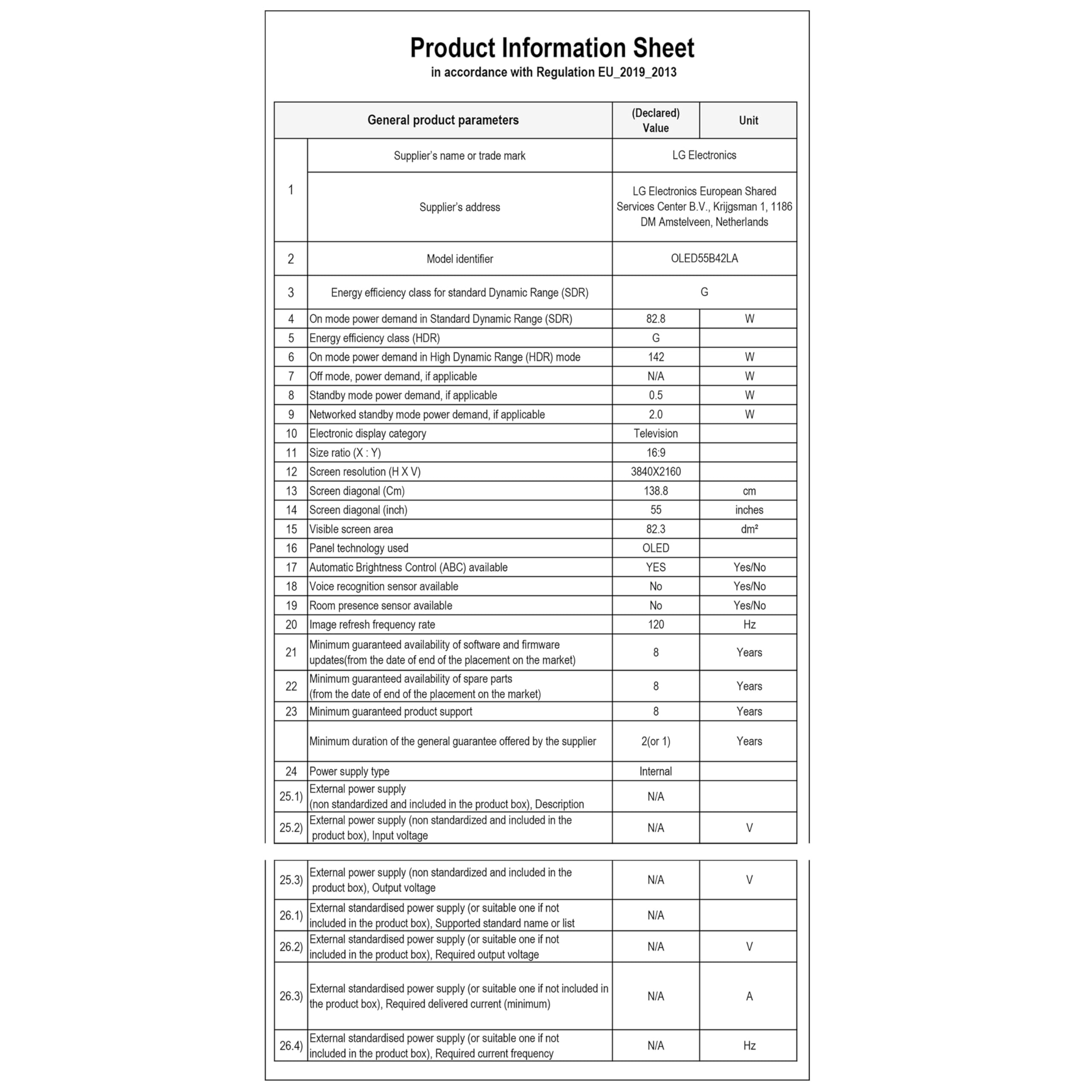 LG OLED48B46LA OLED 4K Smart TV, A8 Processor, 120HZ, HDR [Model 2024 ...
