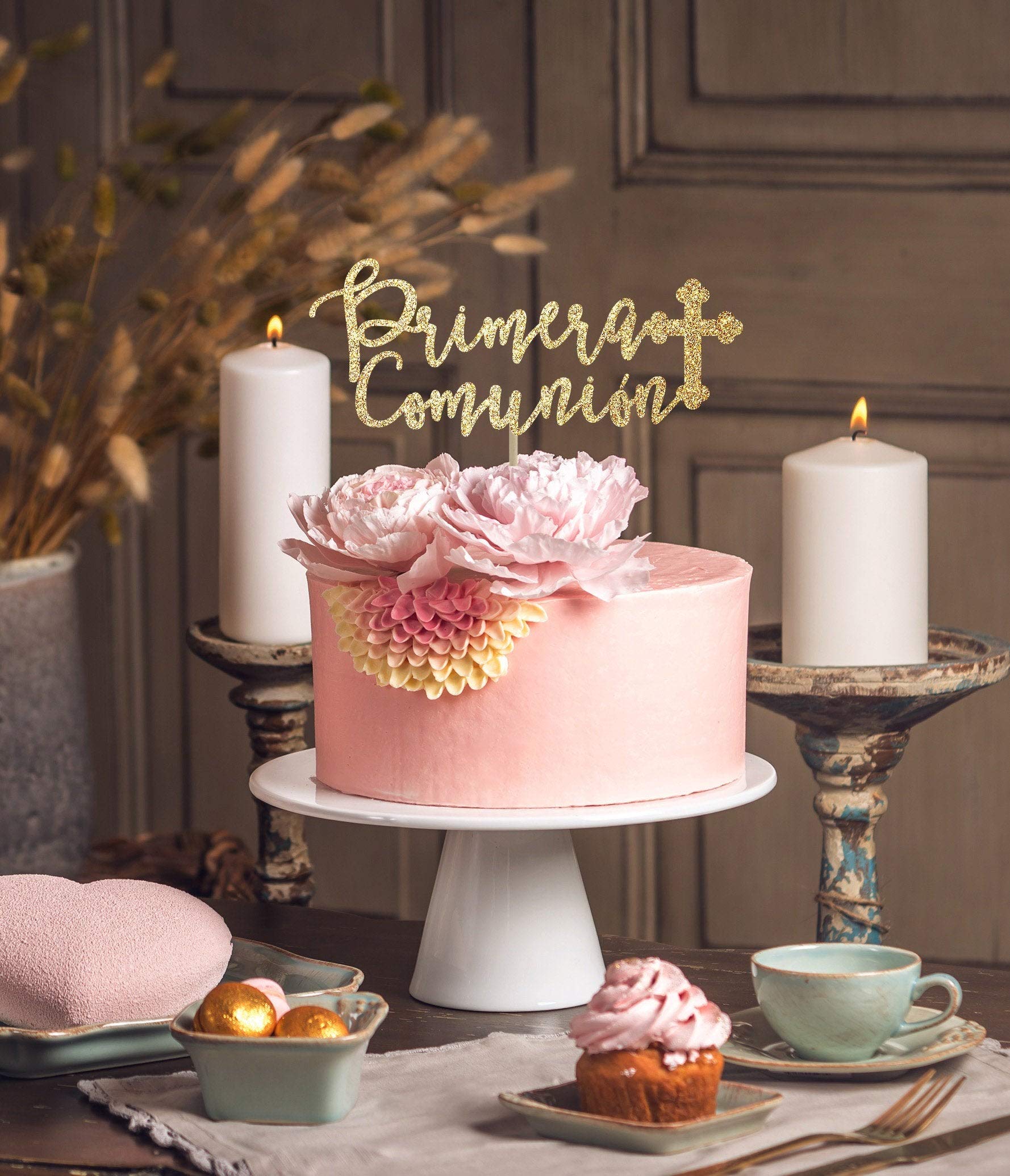 Buy Mi Primera comunion Topper First holy Communion Cake Topper ...