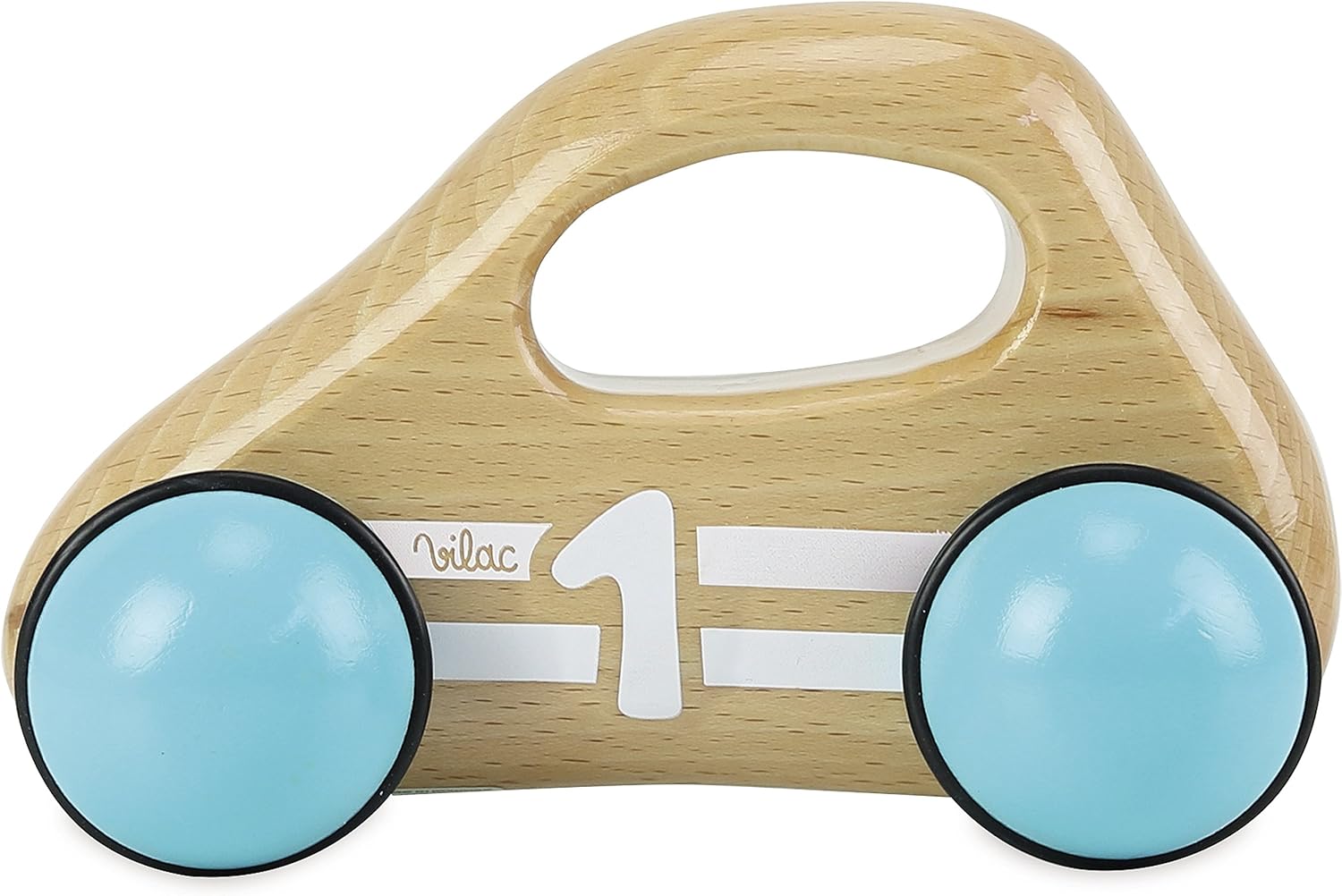 Vilac 2296S Natural Wood car – BigaMart