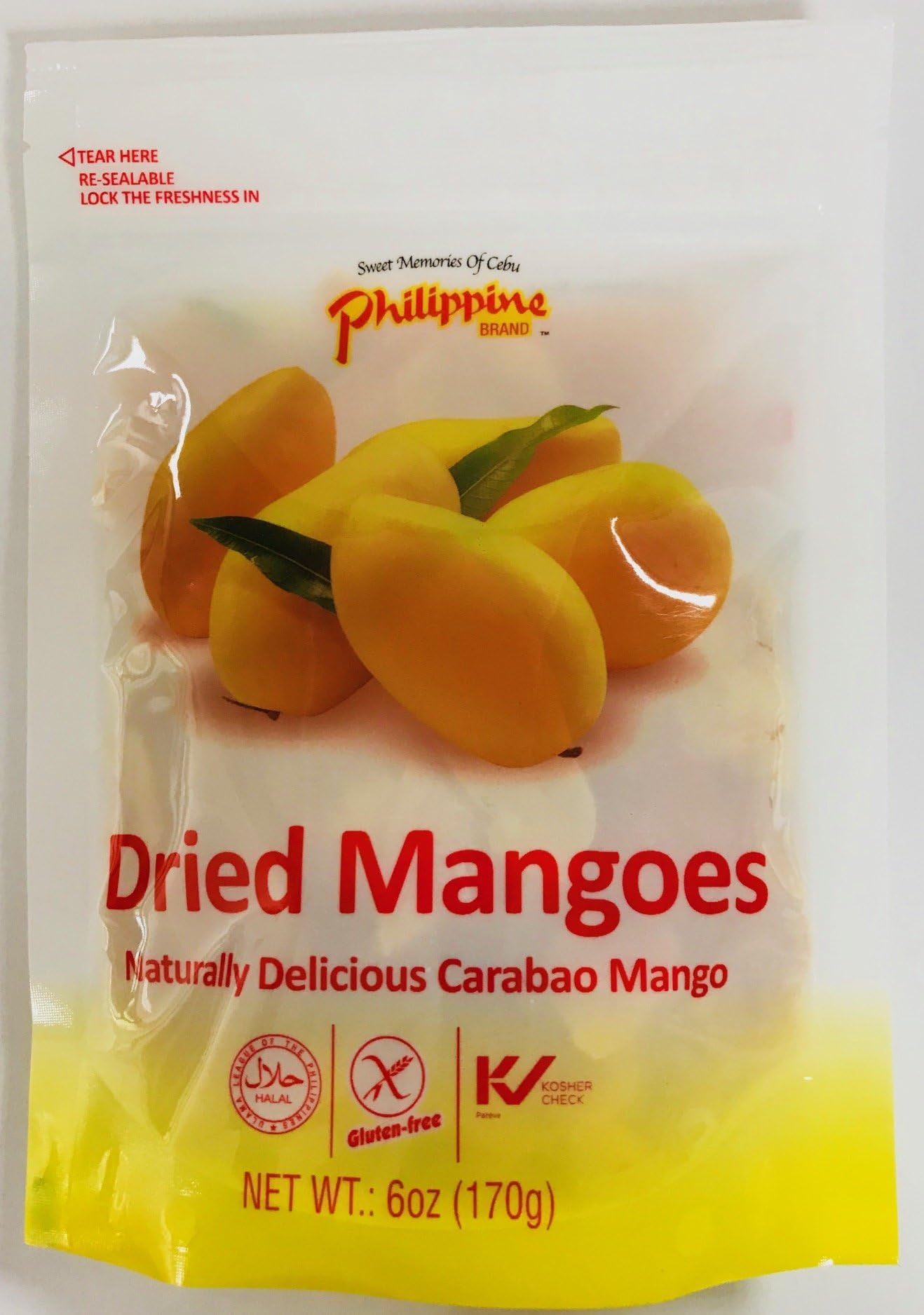 Amazon.com: Philippine Brand Dried Mango, 6-Ounce Pouches (Pack of 8 ...