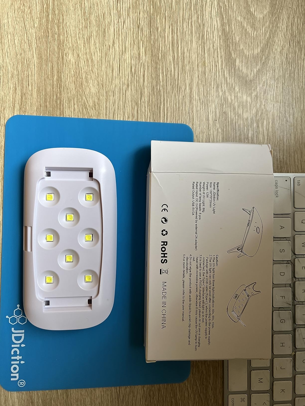 JDiction UV Resin Kit with Light, Crystal Clear Hard Resin Glue ...