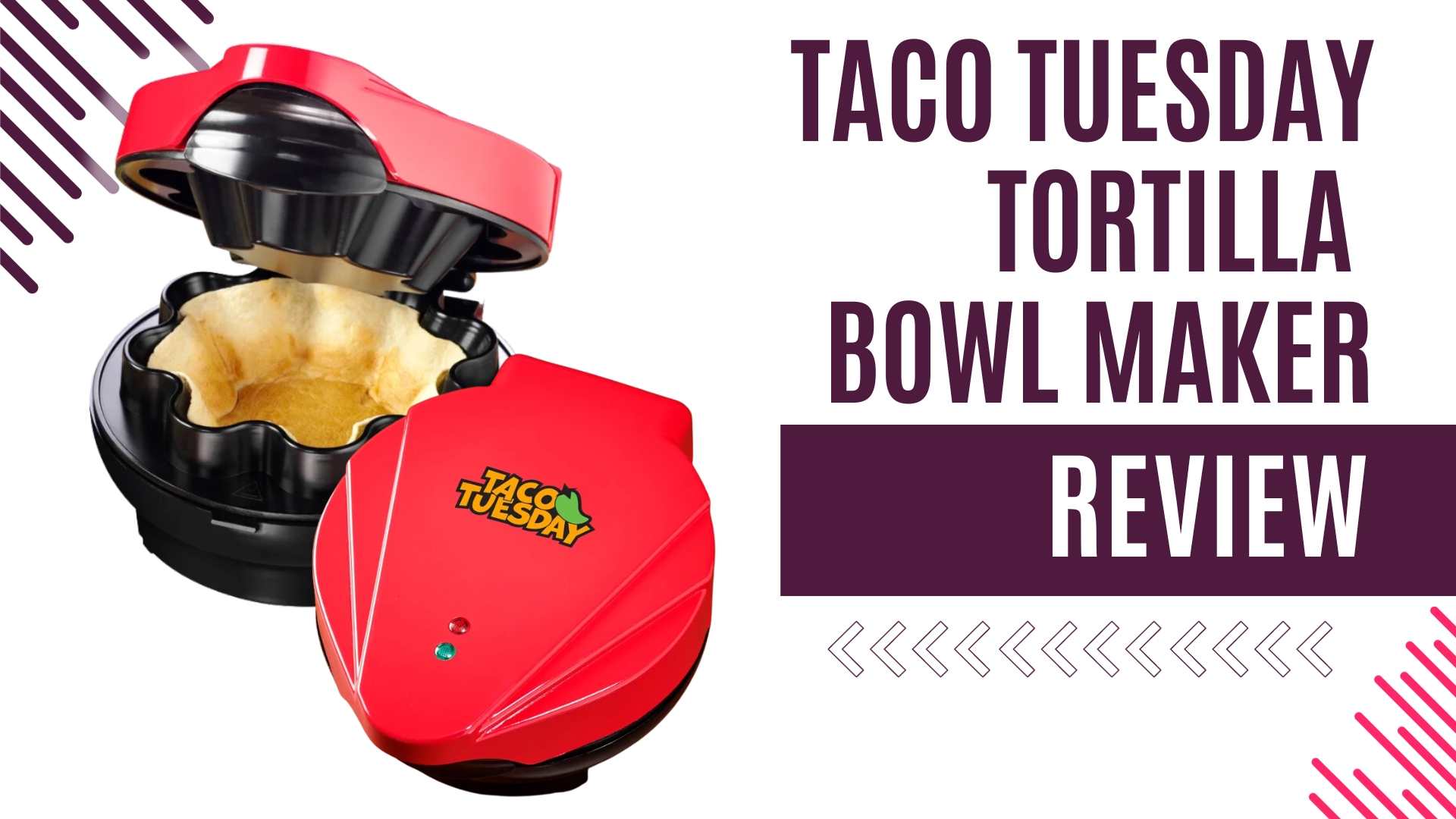 Watch Honest Review Of The Taco Tuesday Tortilla Bowl Maker on Amazon Live