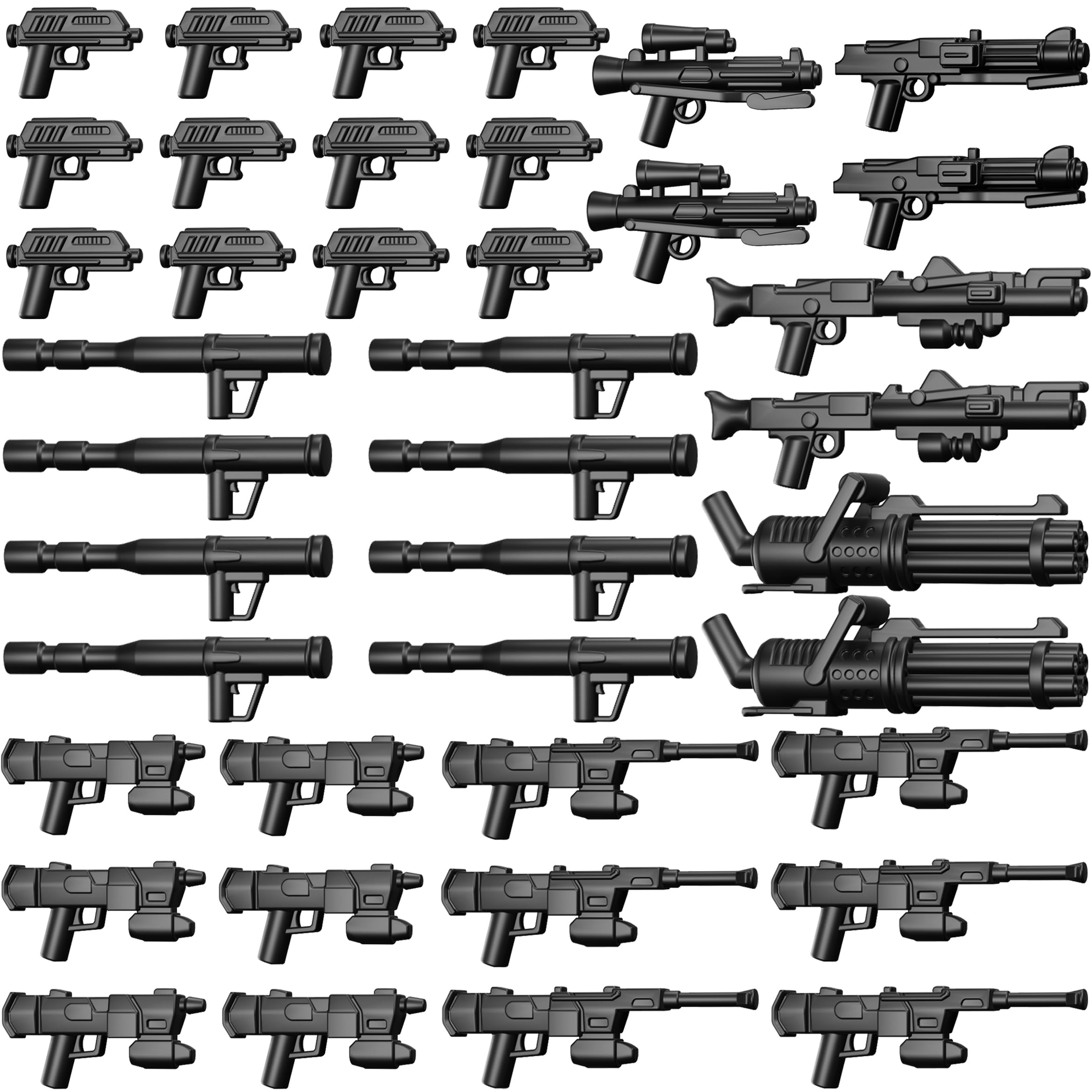 Amazon.com: BrickTactical Heavy Trooper Blaster Pack Pack DC-15 Weapons ...