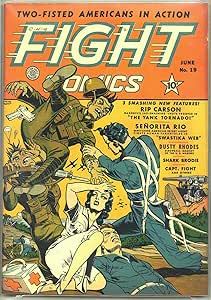 POSTER comics cover Fiction House Fight 19 new Vintage Wall Art Print A3 replica : Amazon.es ...