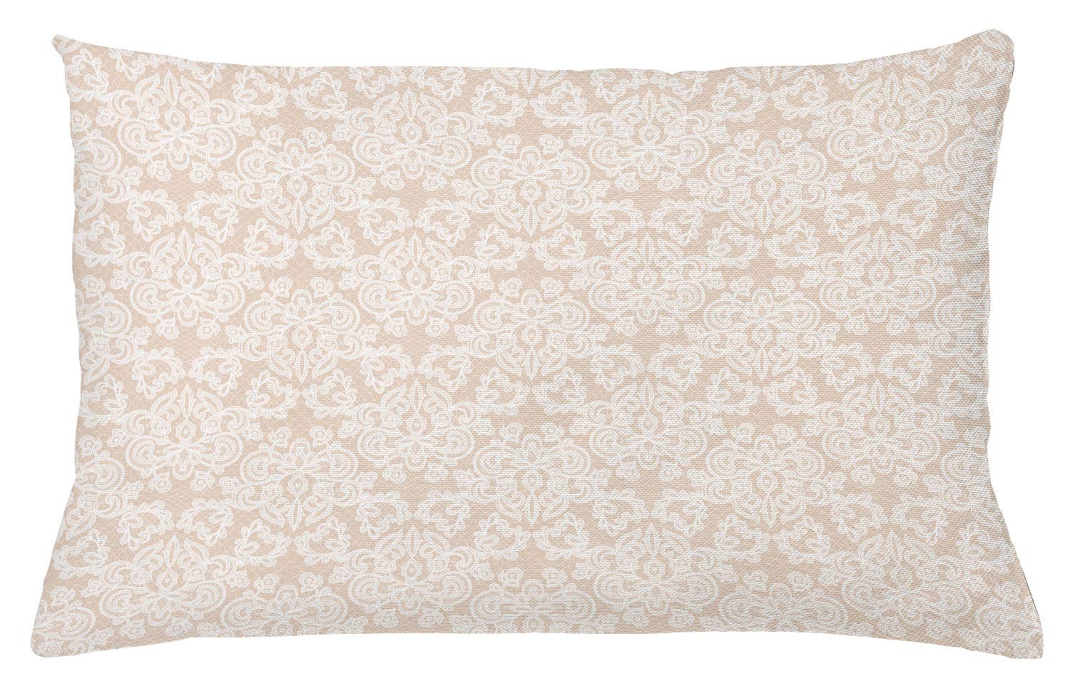 Cream Lace Pattern Background