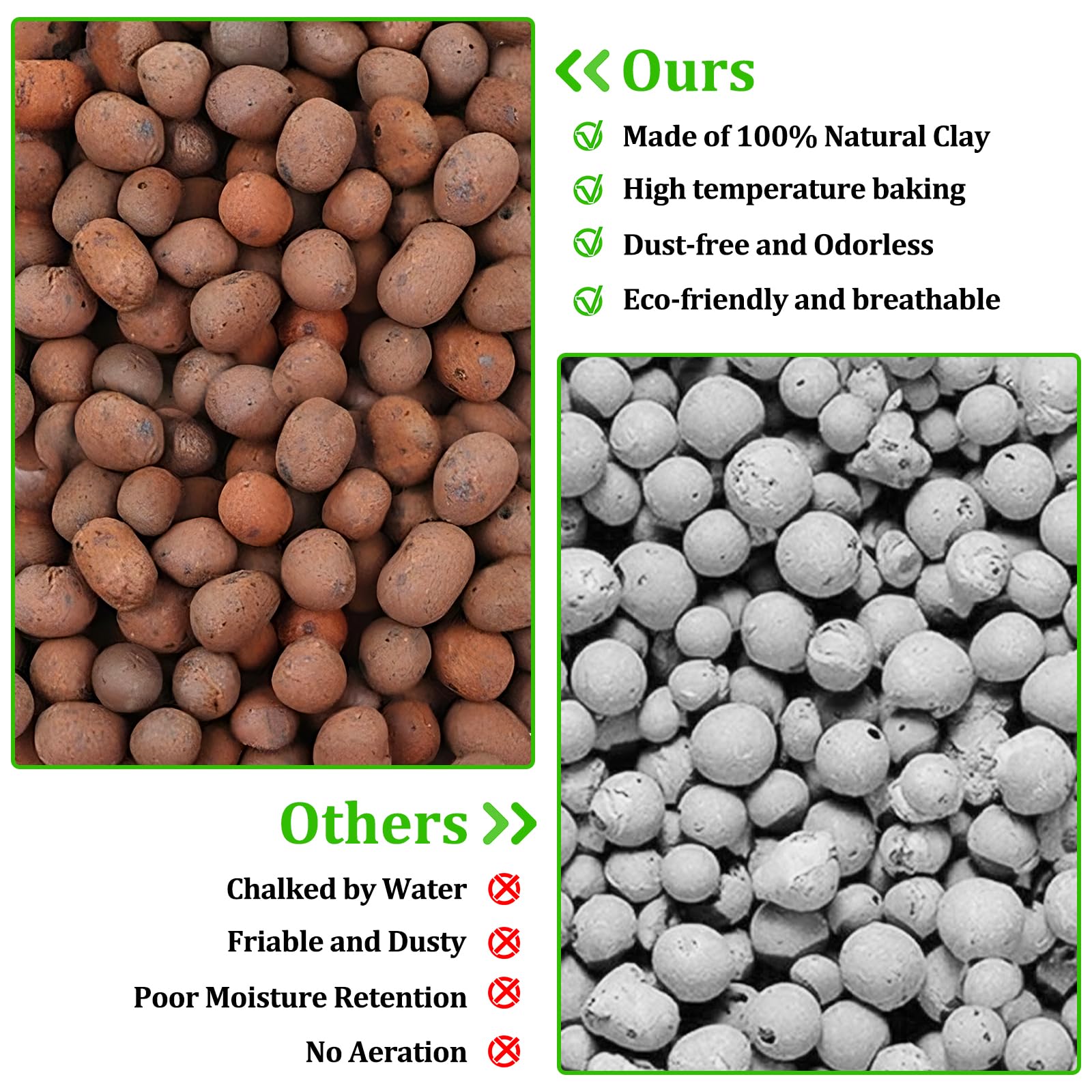 Snapklik.com : Riare 10LBS Expanded Clay Balls Terrarium Substrate For ...