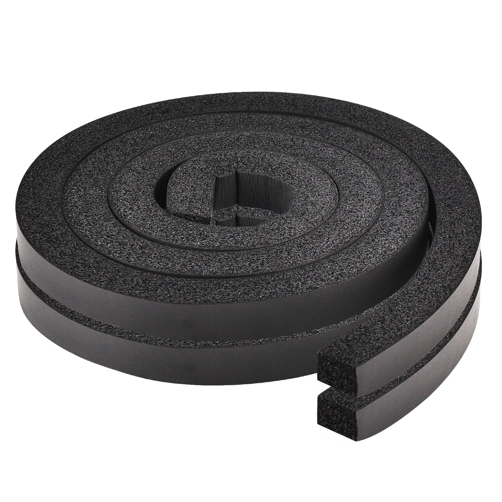 BLOSY 2 PACK Window Air Conditioner Foam Insulation Strip, 1 X 1 Inch ...