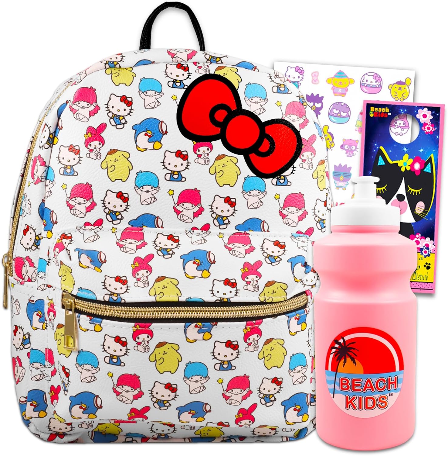 Amazon.com: Hello Kitty Mini Backpack Purse - Bundle with 10" Hello ...