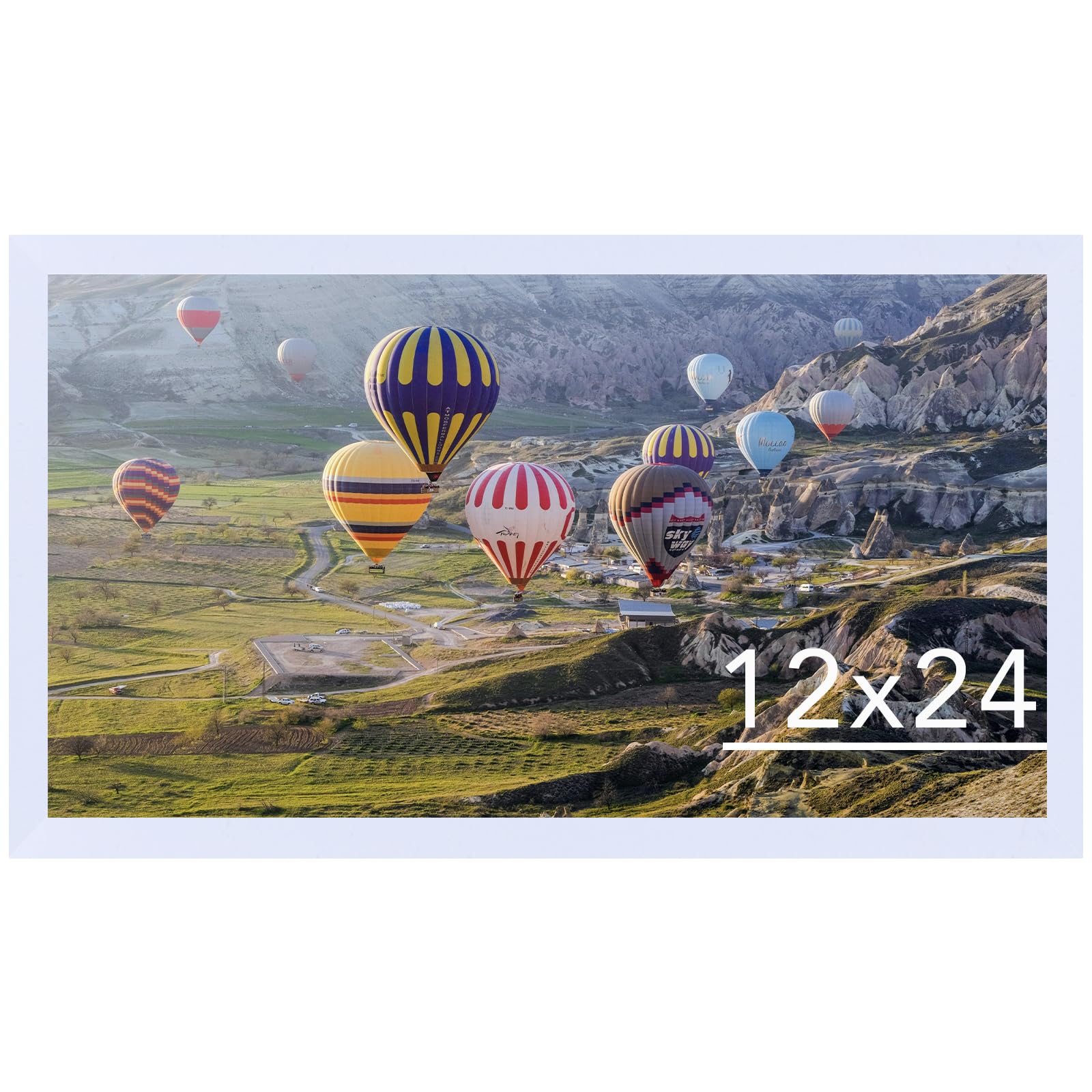 Amazon.com - JCJMY 12x24 Picture Frame White for Poster Photo Picture ...