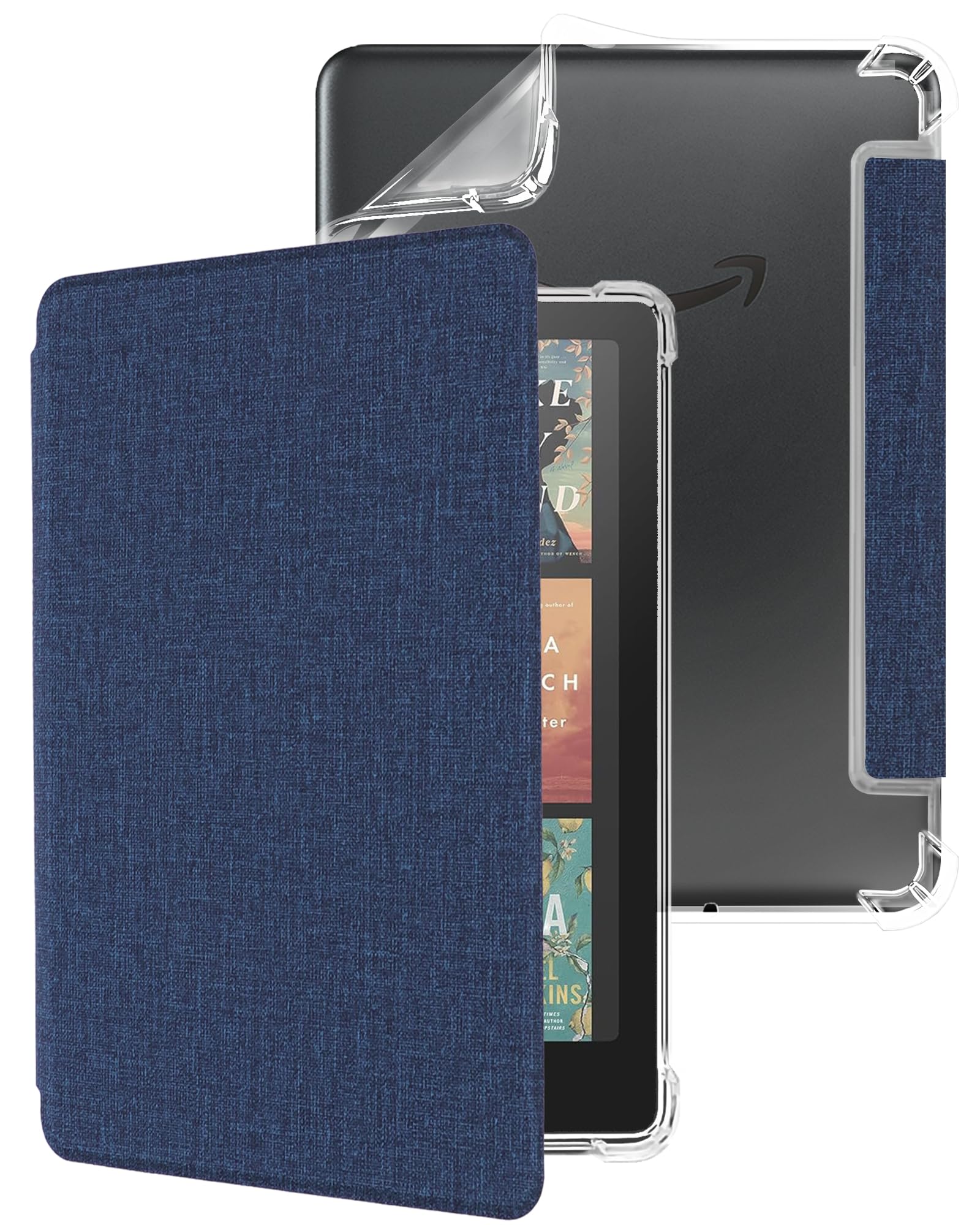 Amazon.com: WALNEW Case for 7" Kindle Paperwhite 12th Generation 2024 ...