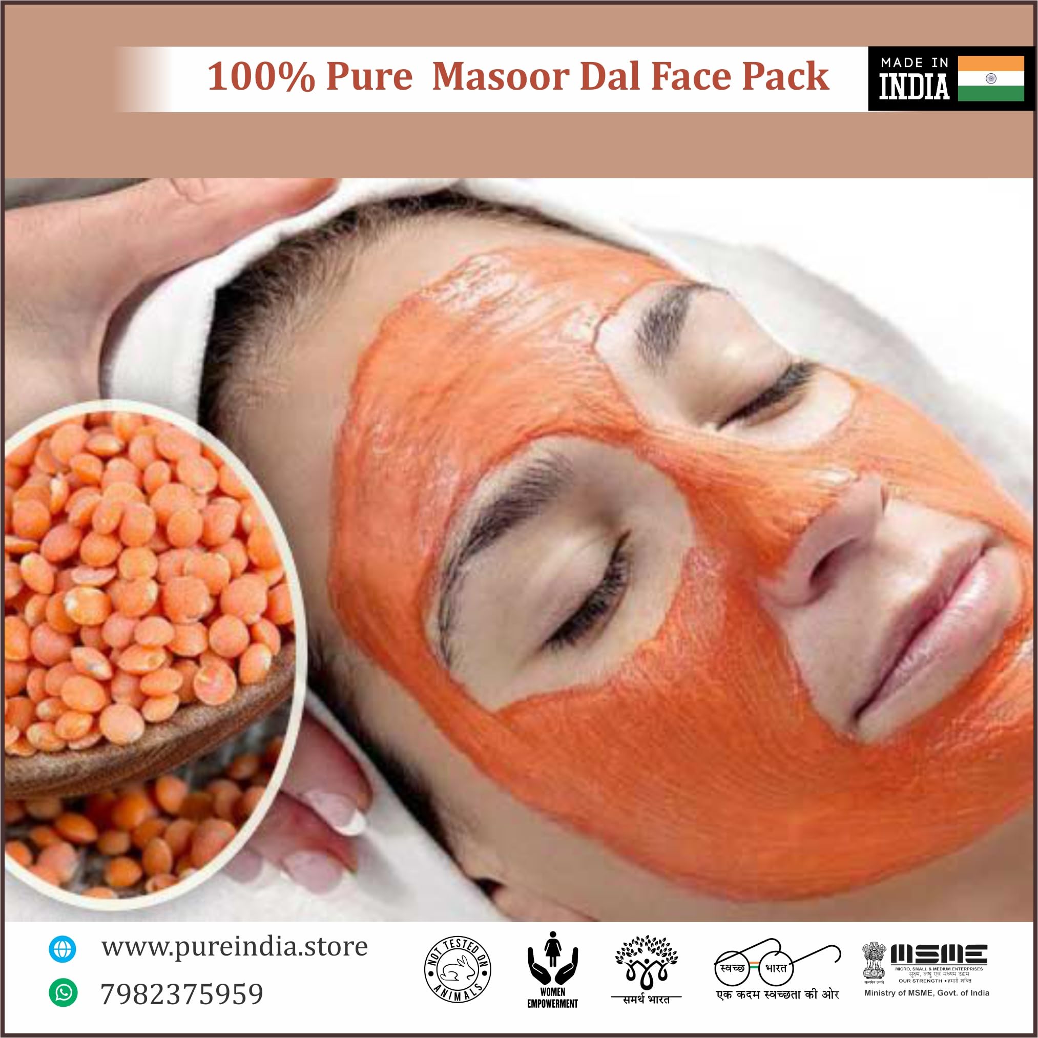 Masoor Dal Face Pack
