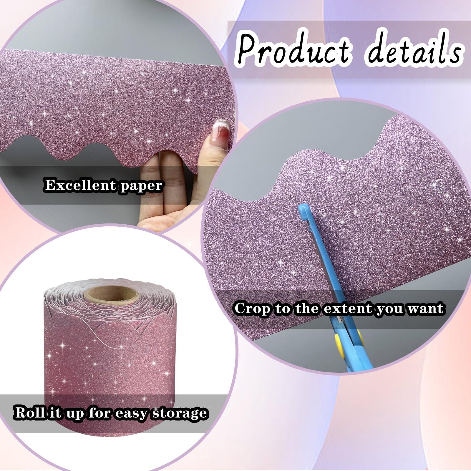 Bulletin Board Border s 65 Feet Boho Classroom s - Multicolor Dotted ...
