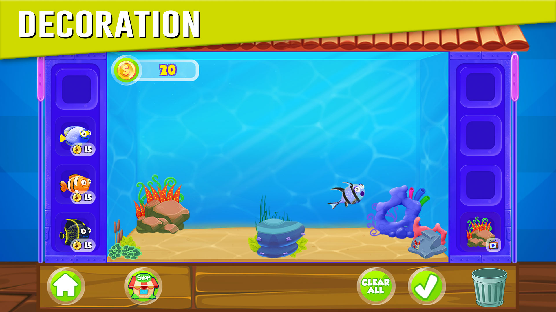 Fishdom Games : Fish Tank Aquarium. The ultimate Fish Tank Game. Build ...